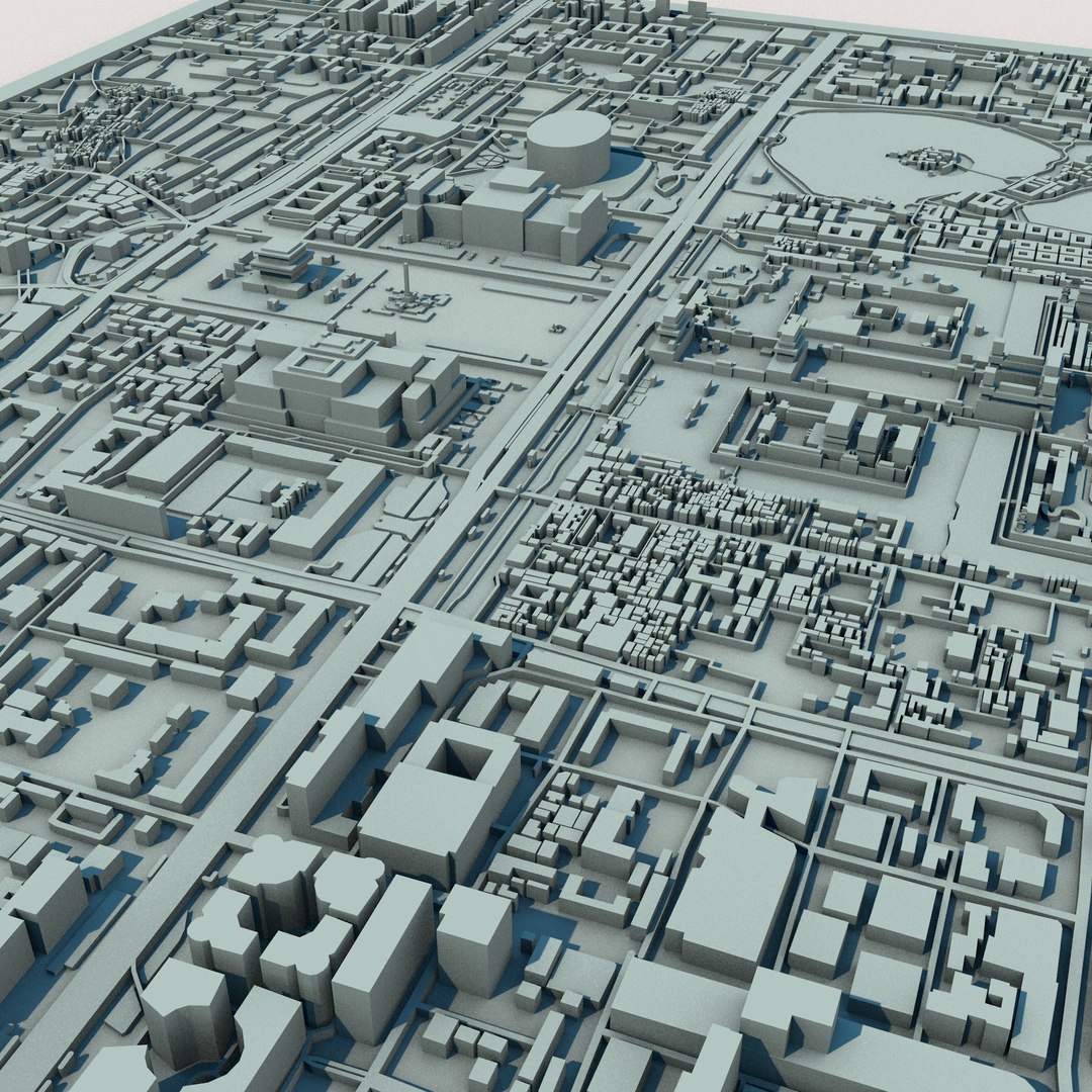 3D Beijing City China Model - TurboSquid 2428203