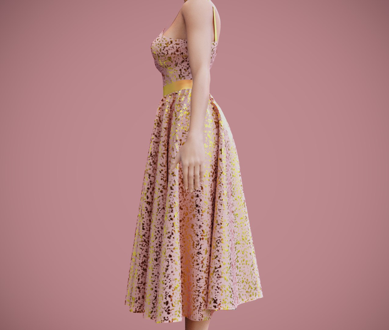 Dress Sequin 3D Model - TurboSquid 1377926