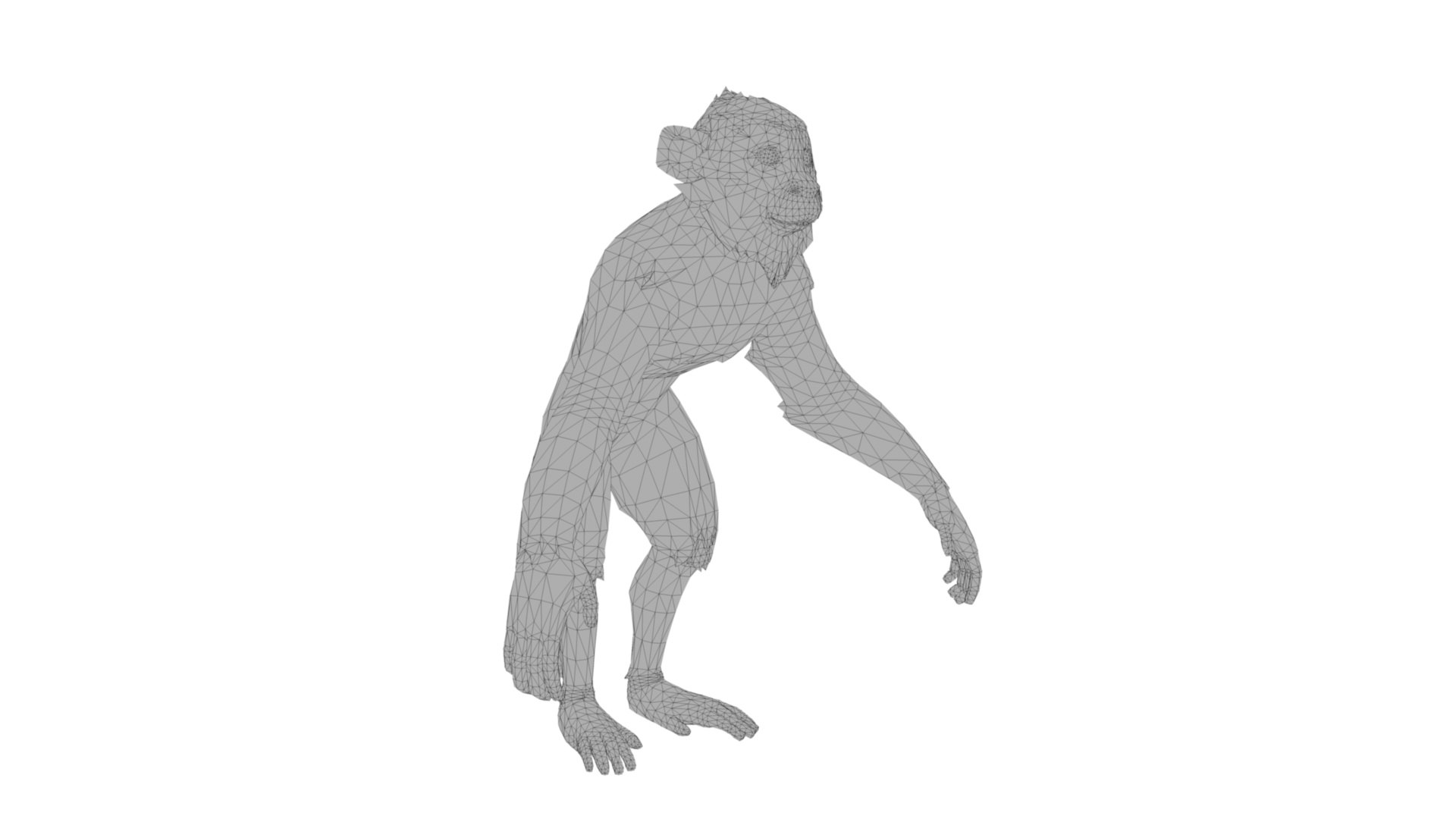 Monkey 3D model - TurboSquid 1953401