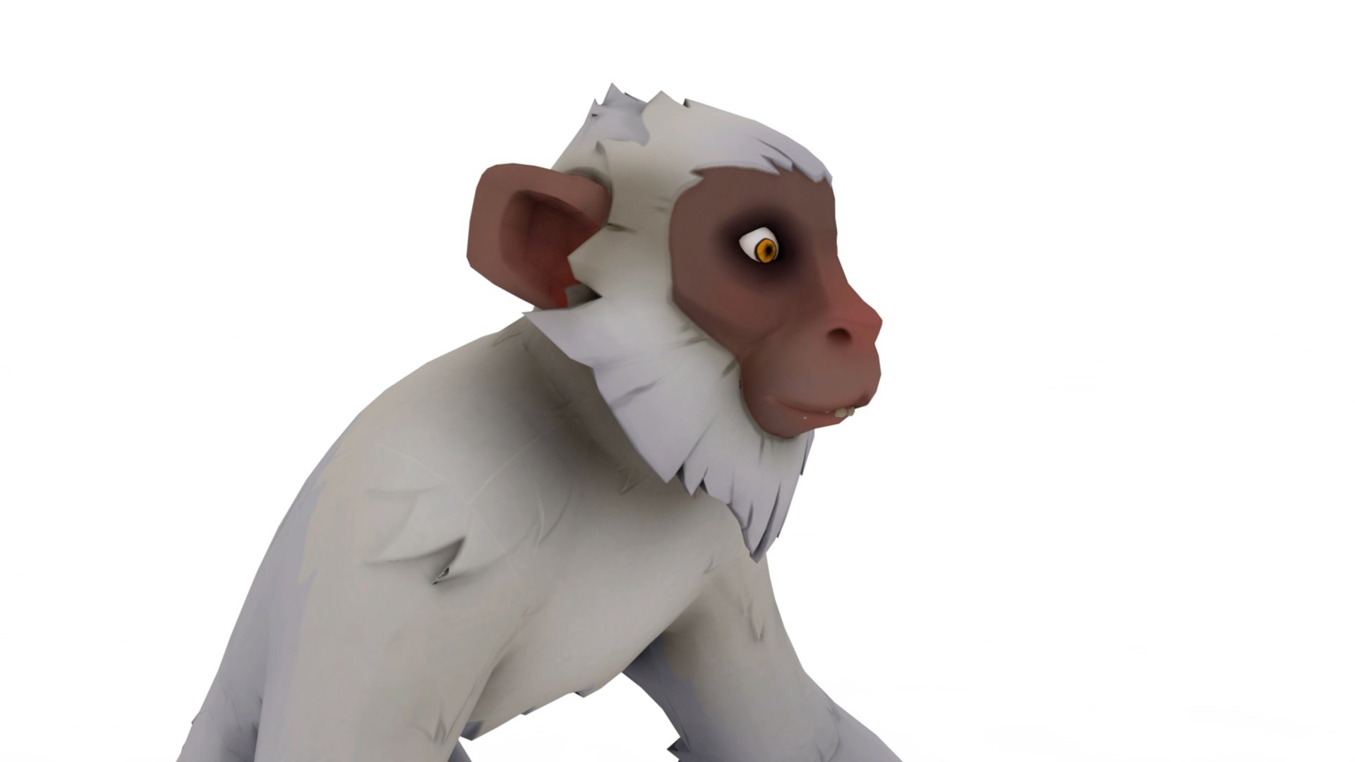 Monkey 3D model - TurboSquid 1953401