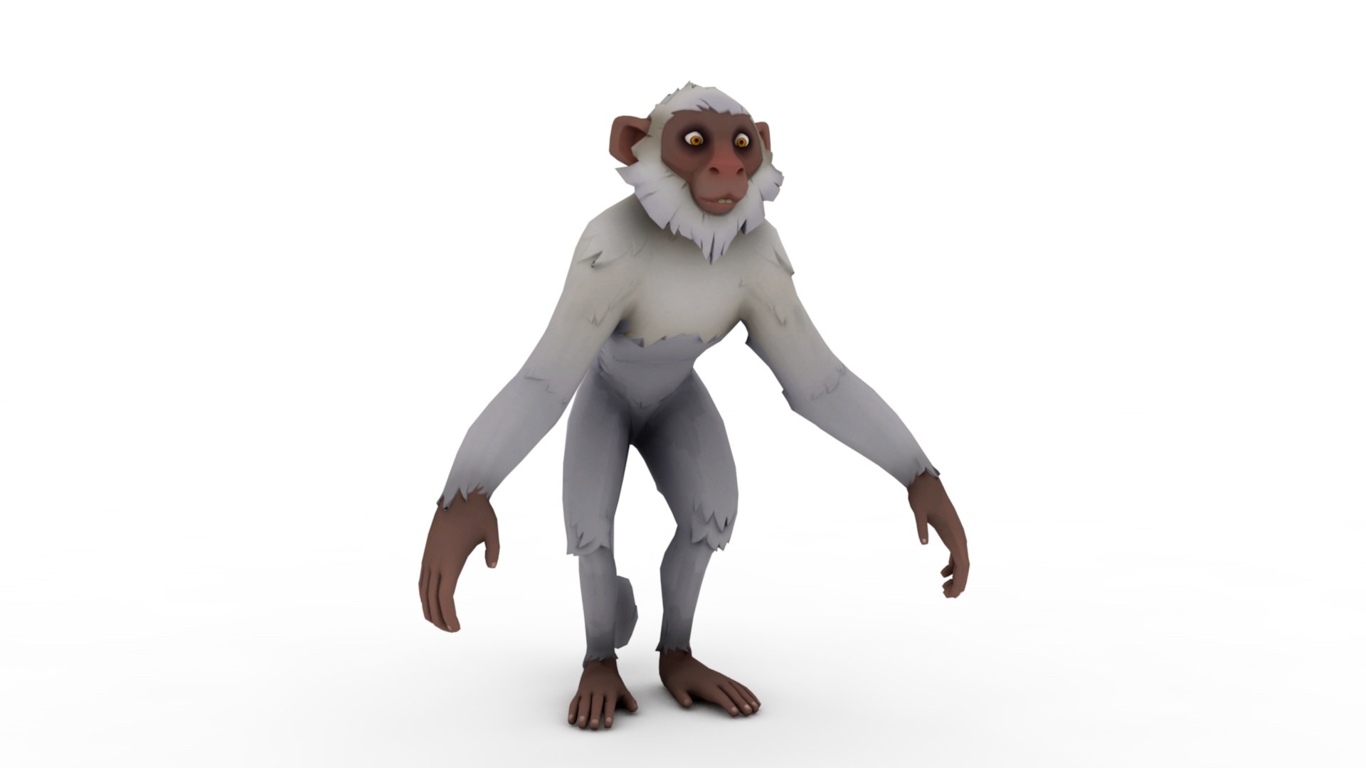 Monkey 3D model - TurboSquid 1953401