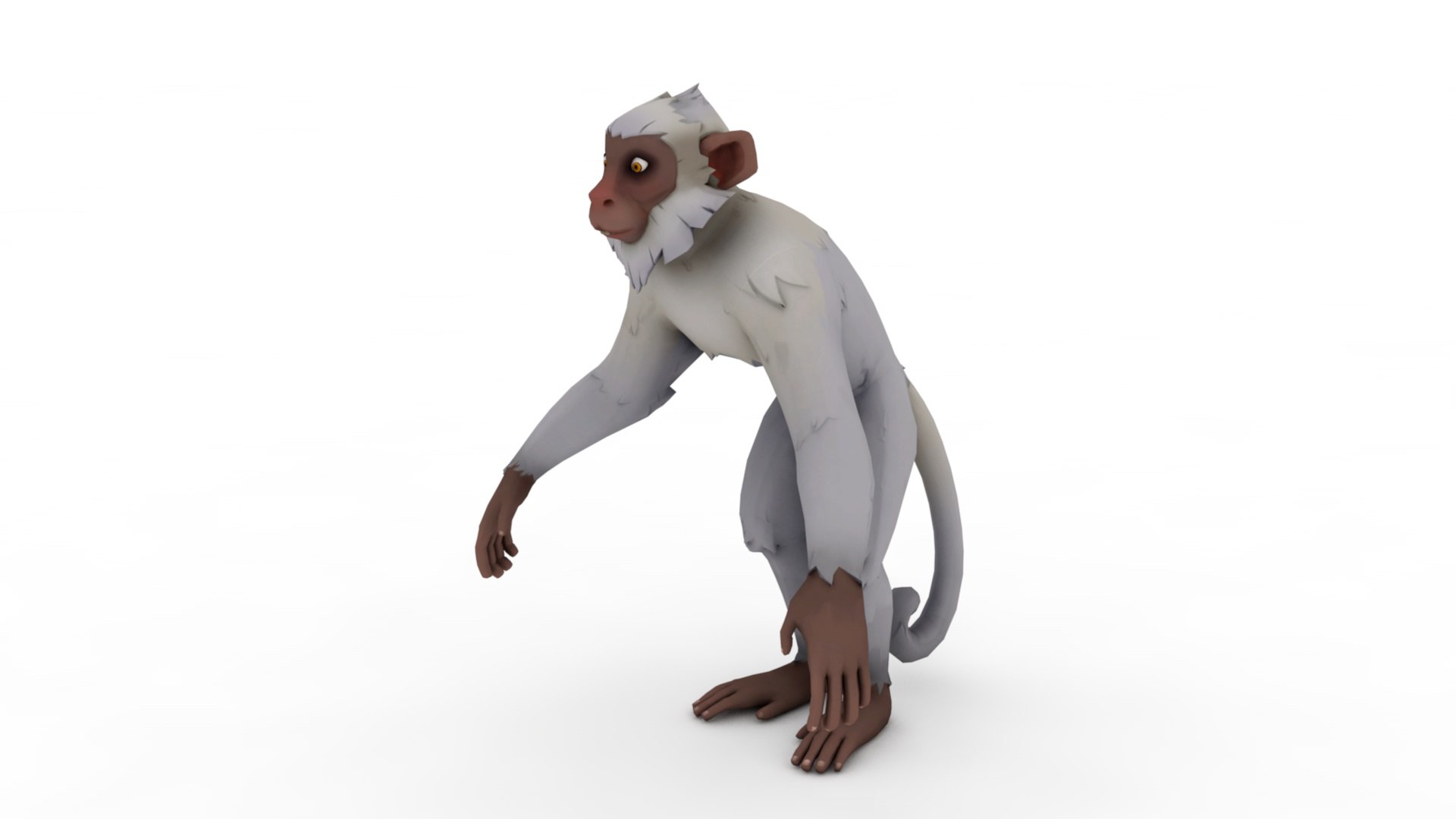 Monkey 3D model - TurboSquid 1953401