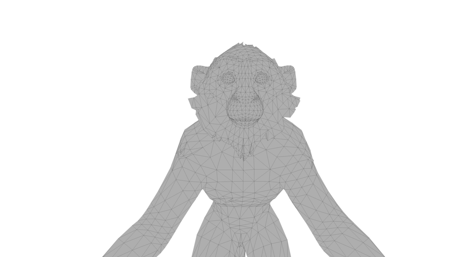 Monkey 3D model - TurboSquid 1953401