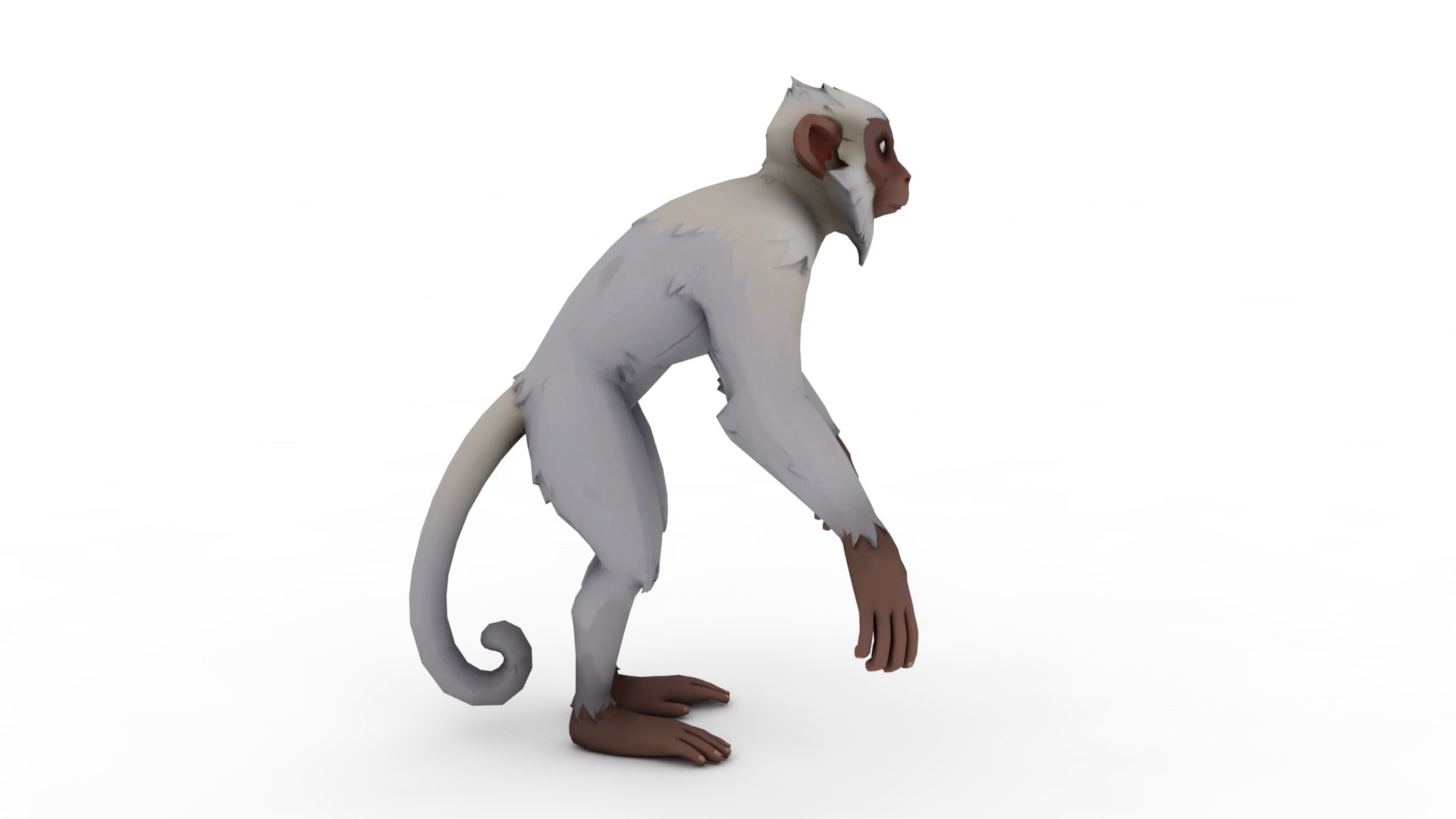 Monkey 3D model - TurboSquid 1953401