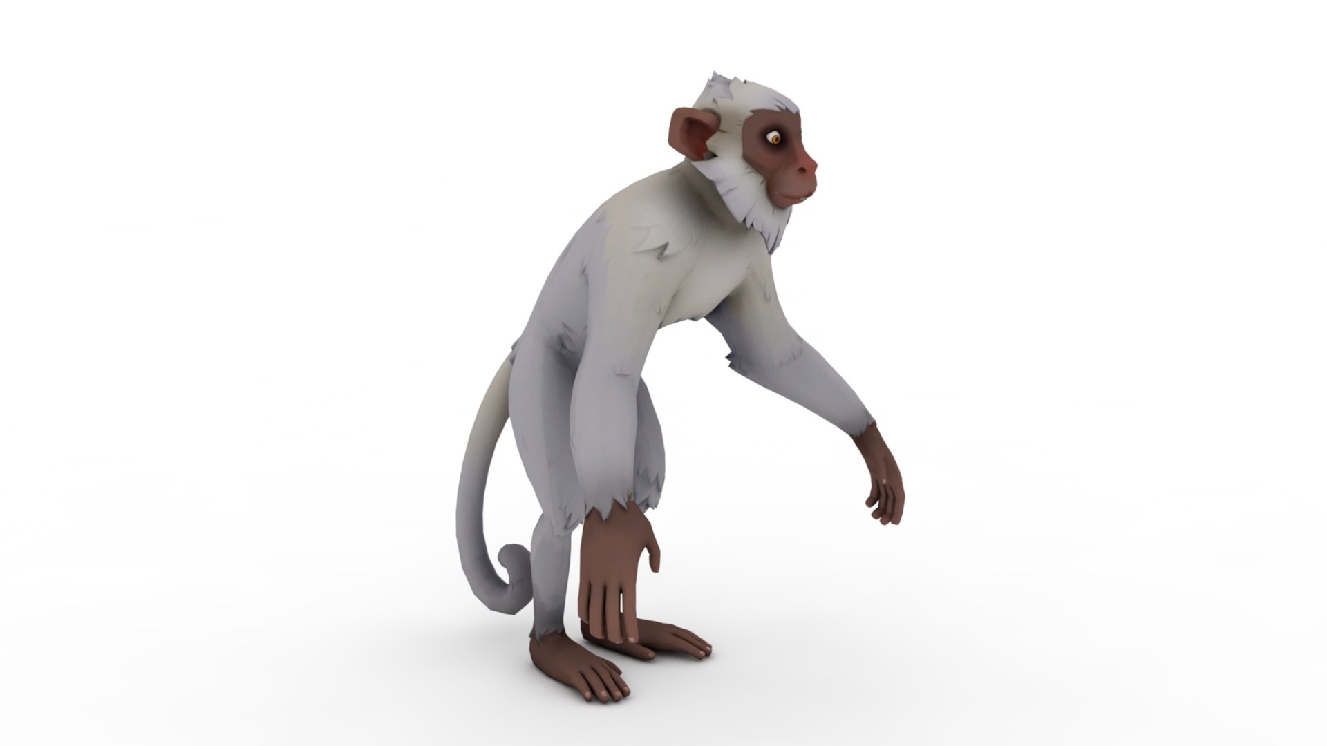 Monkey 3D model - TurboSquid 1953401