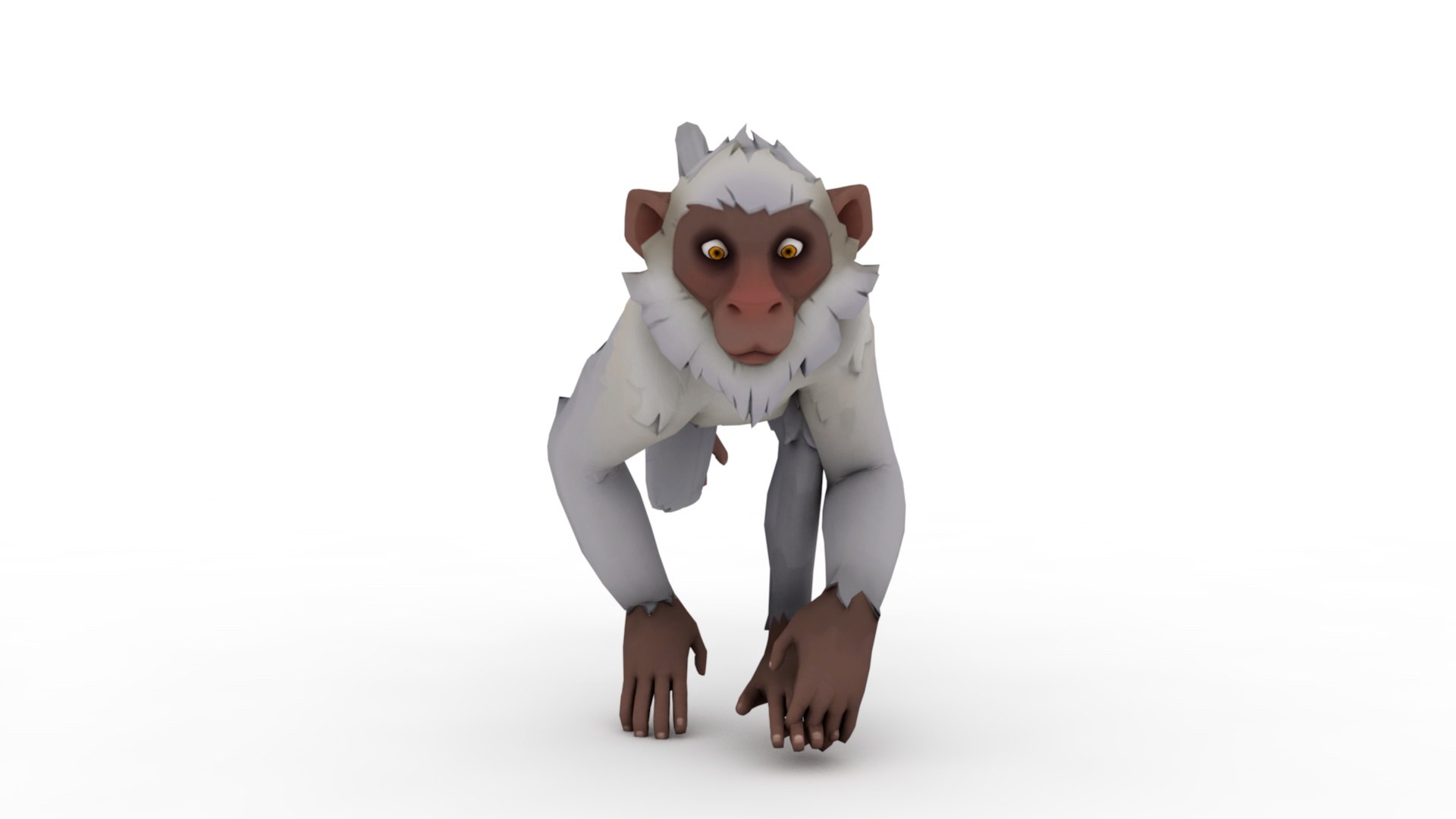 Monkey 3D model - TurboSquid 1953401