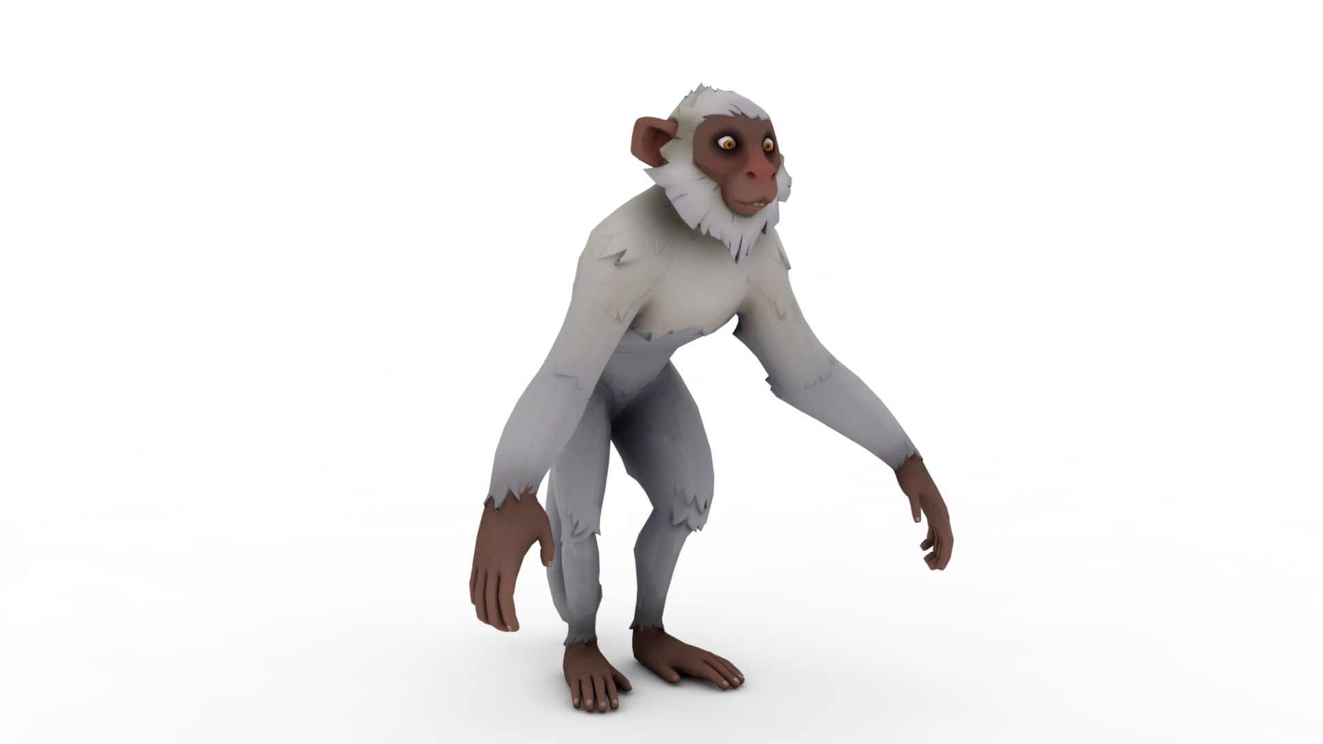 Monkey 3D model - TurboSquid 1953401