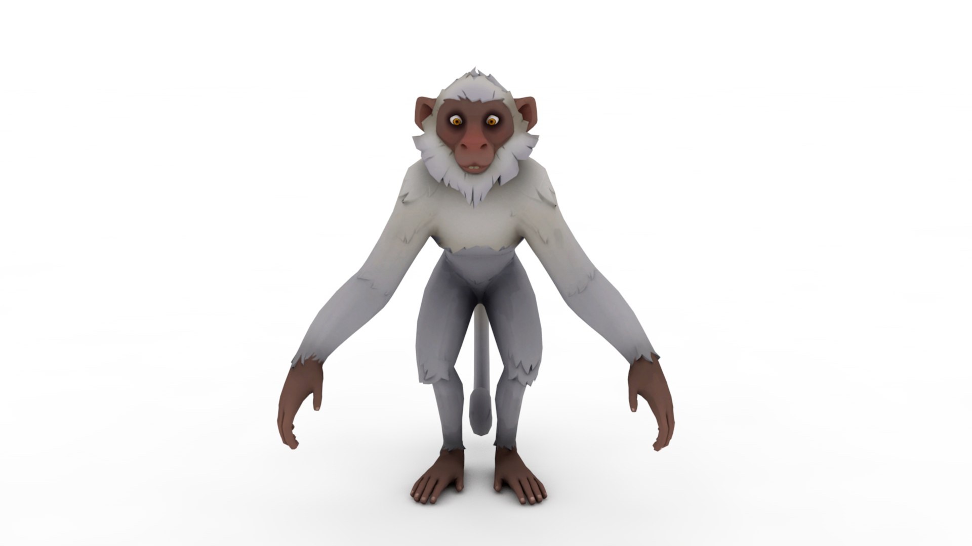 Monkey 3D model - TurboSquid 1953401