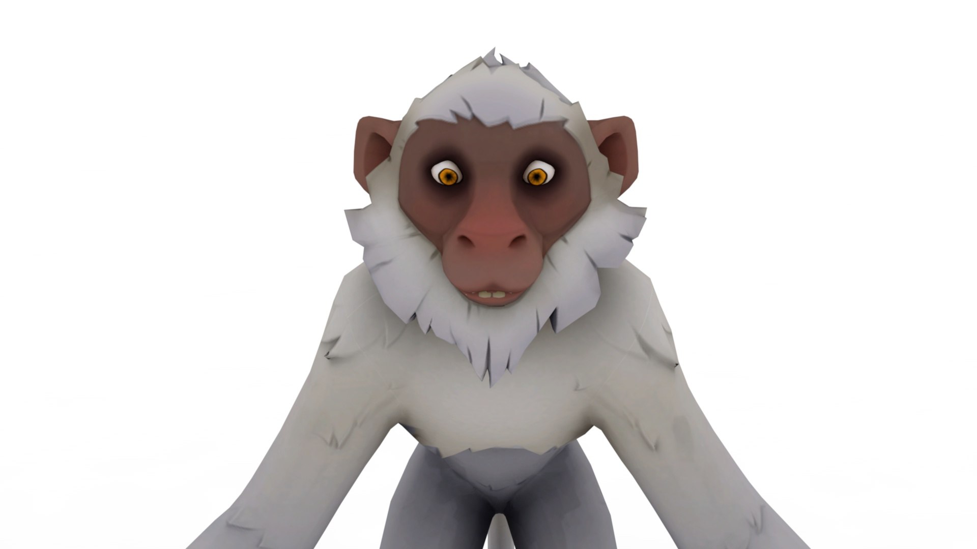 Monkey 3D model - TurboSquid 1953401