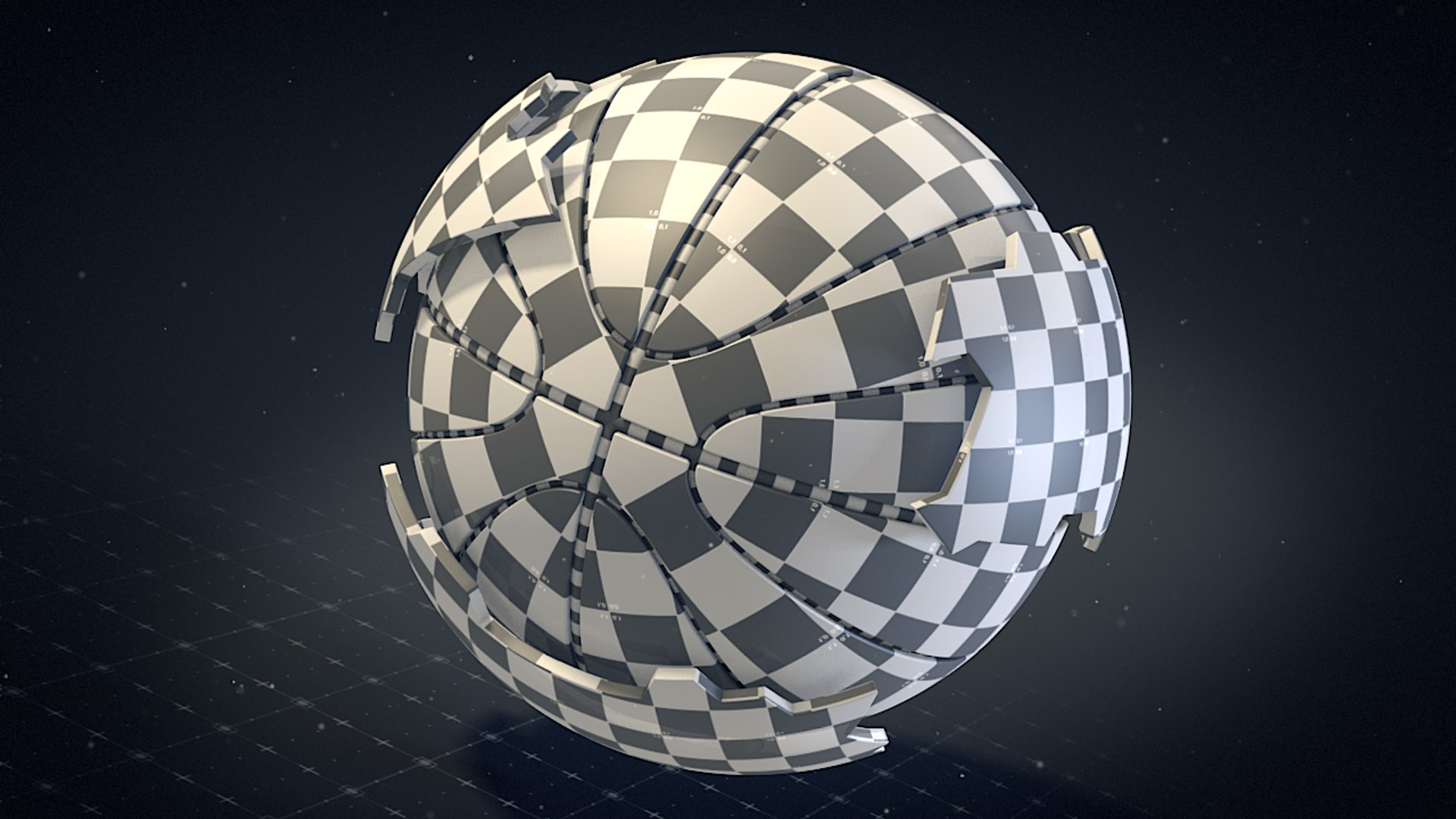 Basketball Ball Concept Obj