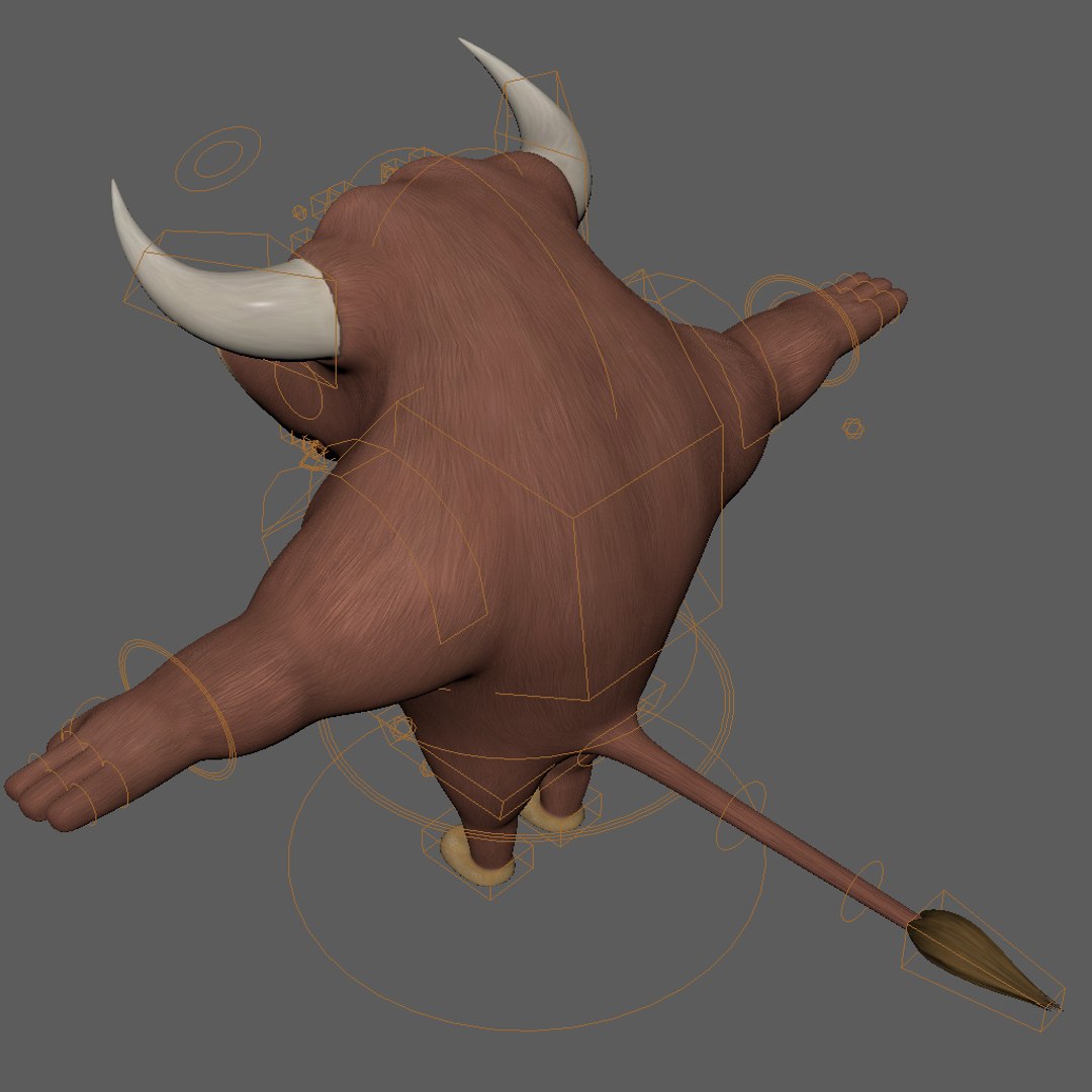 3D Rigged Bull Model | 1146026 | TurboSquid