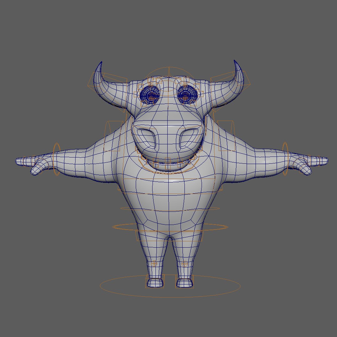 3D Rigged Bull Model | 1146026 | TurboSquid