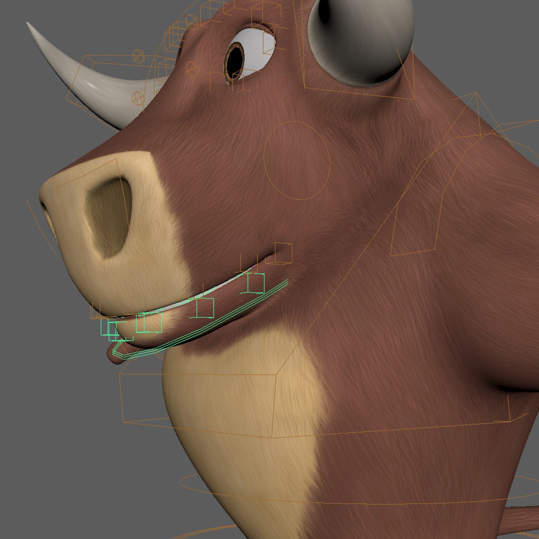 3D Rigged Bull Model | 1146026 | TurboSquid