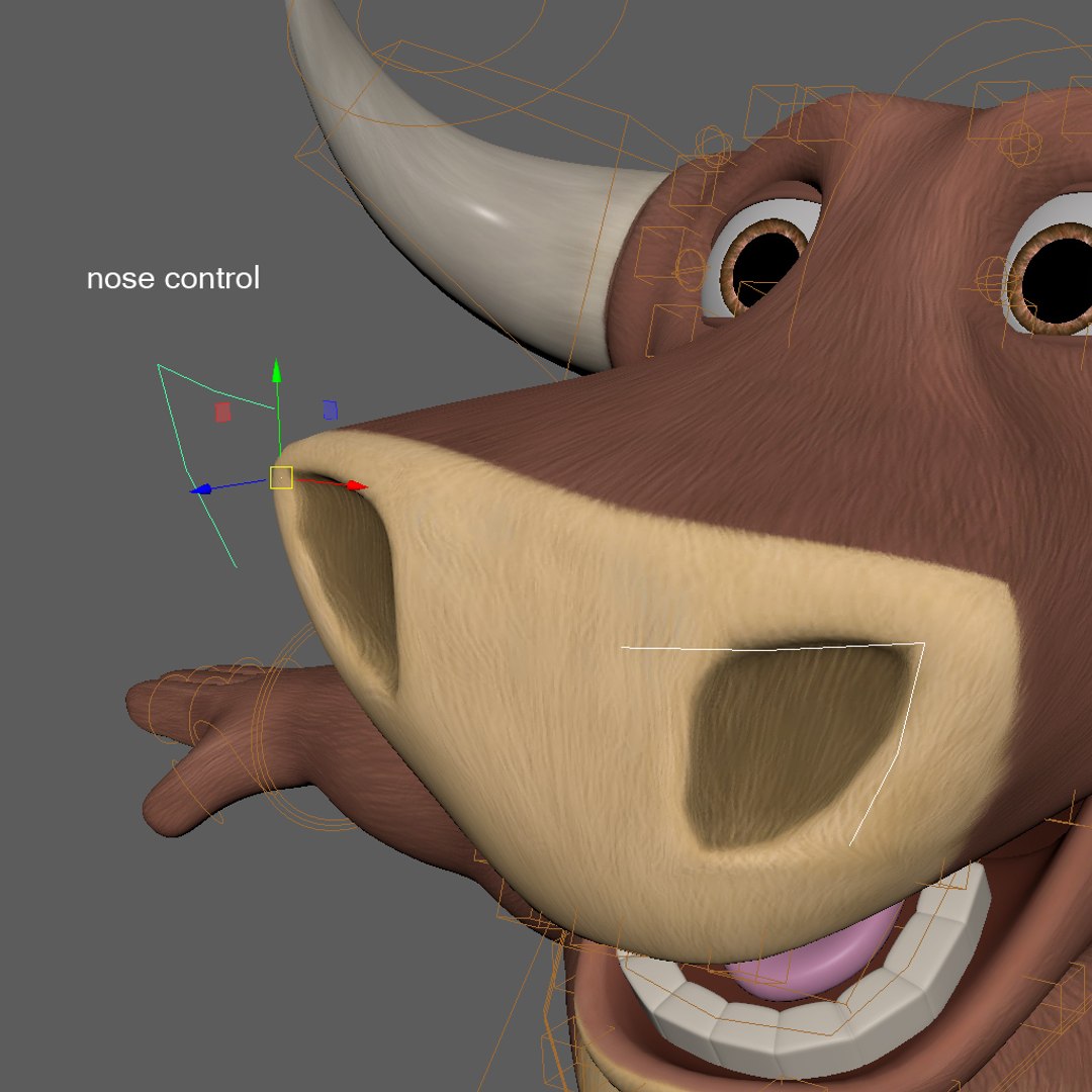 3D rigged bull model | 1146026 | TurboSquid