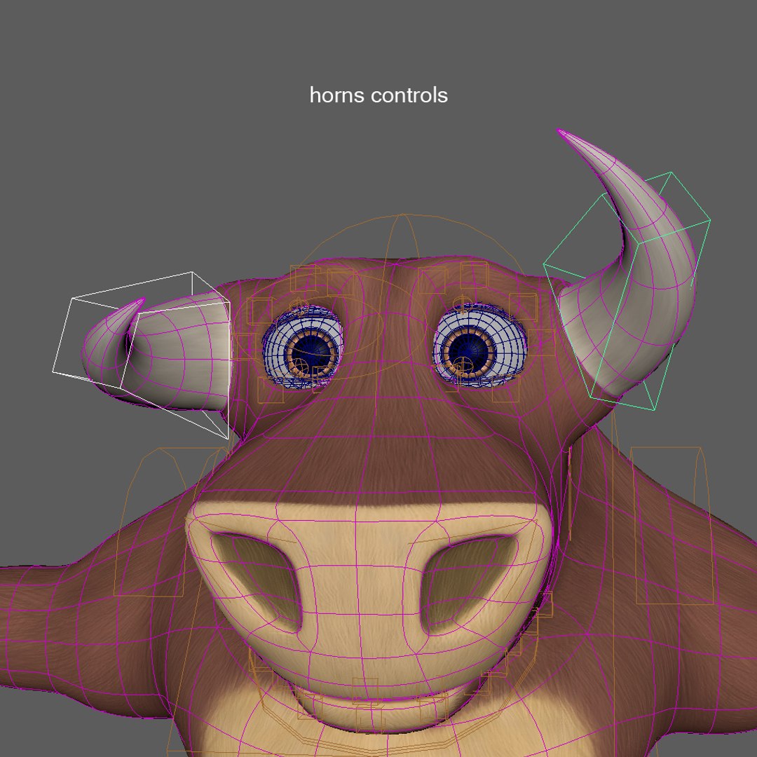 3D Rigged Bull Model | 1146026 | TurboSquid
