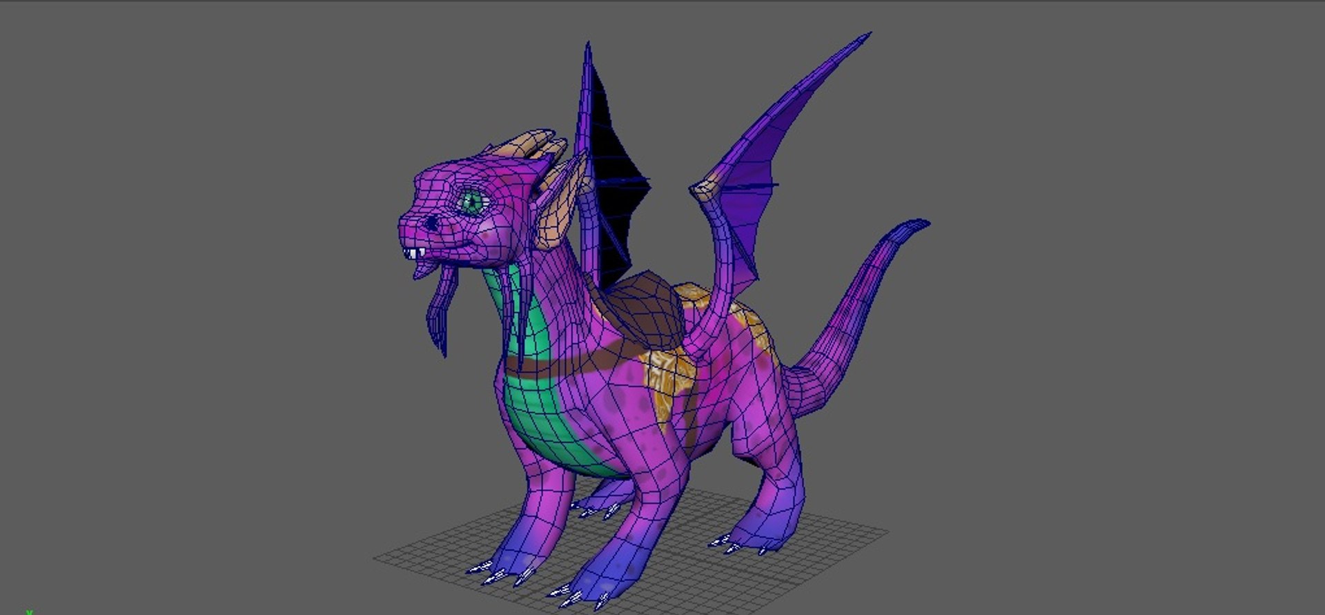 Stylized Dragon Model - TurboSquid 1267163