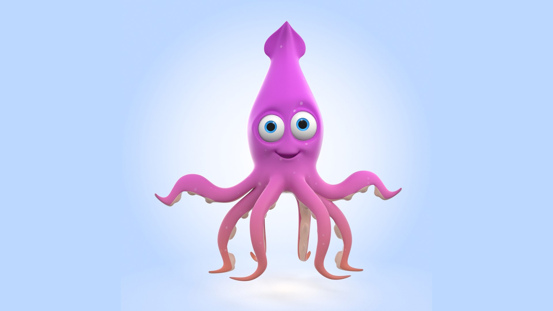 Purple Squid 3D Model - TurboSquid 2099180
