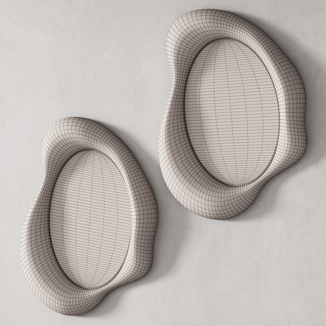 358 Sculptural Organic Amorphous Mirror 3D Model - TurboSquid 2091138