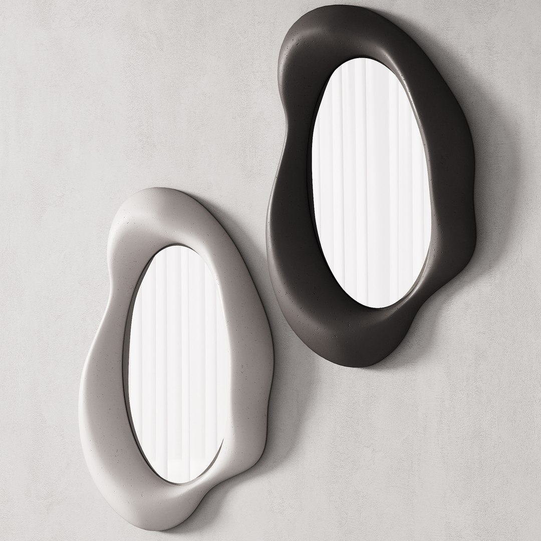 358 Sculptural Organic Amorphous Mirror 3D Model - TurboSquid 2091138