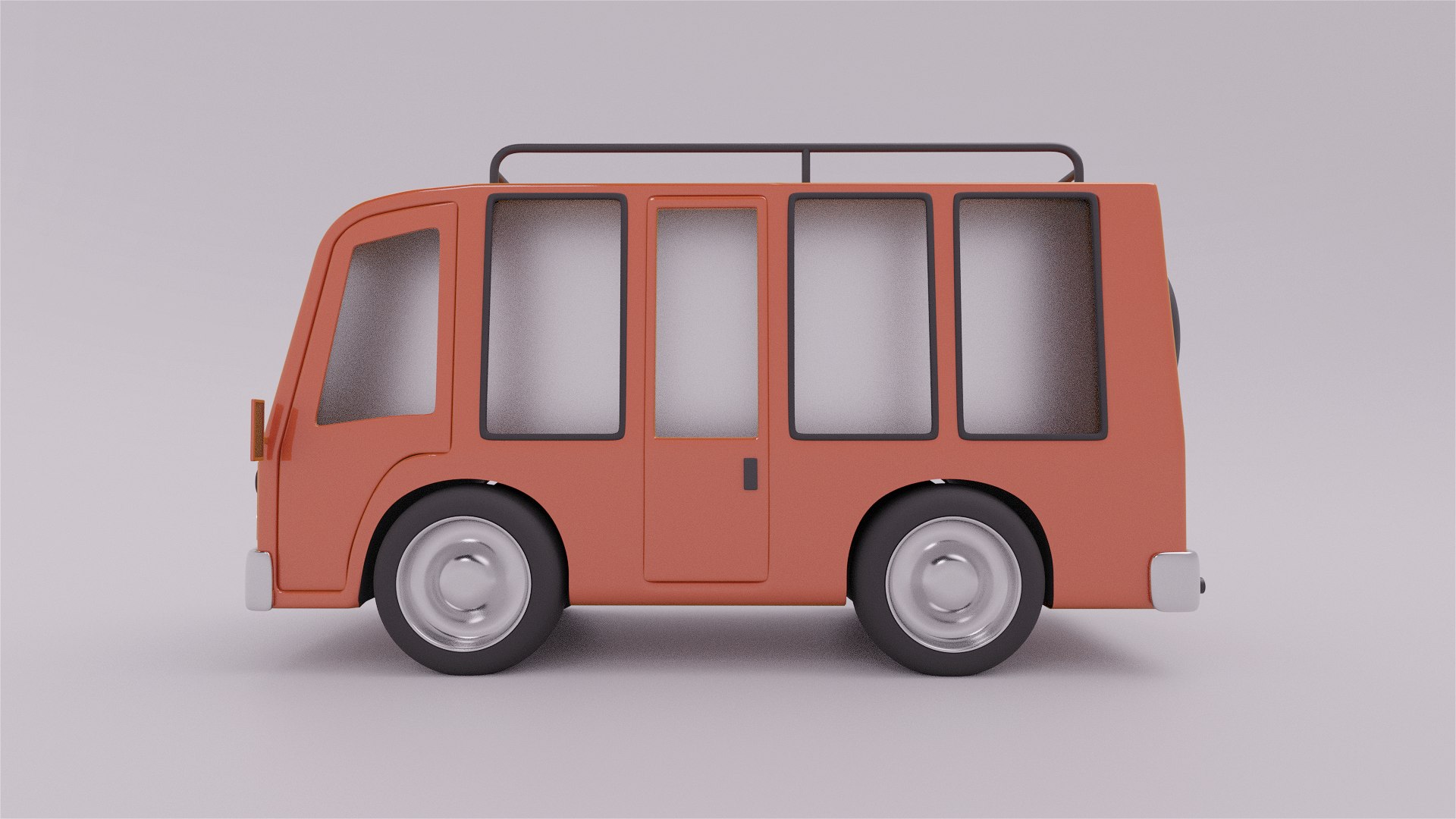 Stylized Bus Model - TurboSquid 1724285