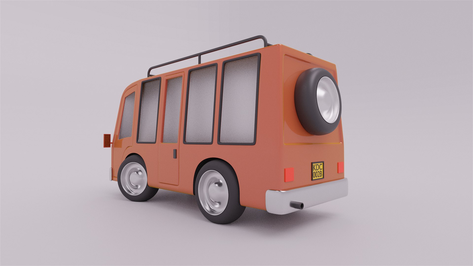 Stylized Bus Model - TurboSquid 1724285