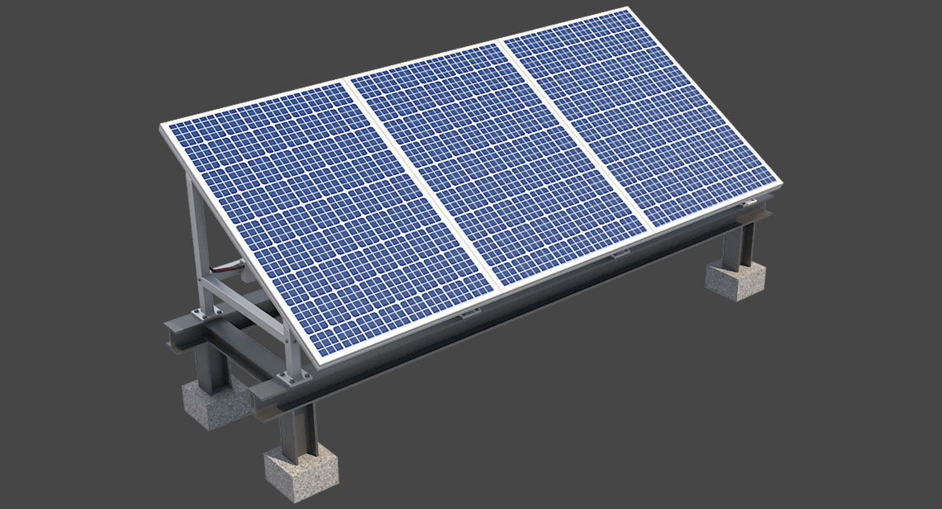 3D Solar Panel 1 - TurboSquid 1413485