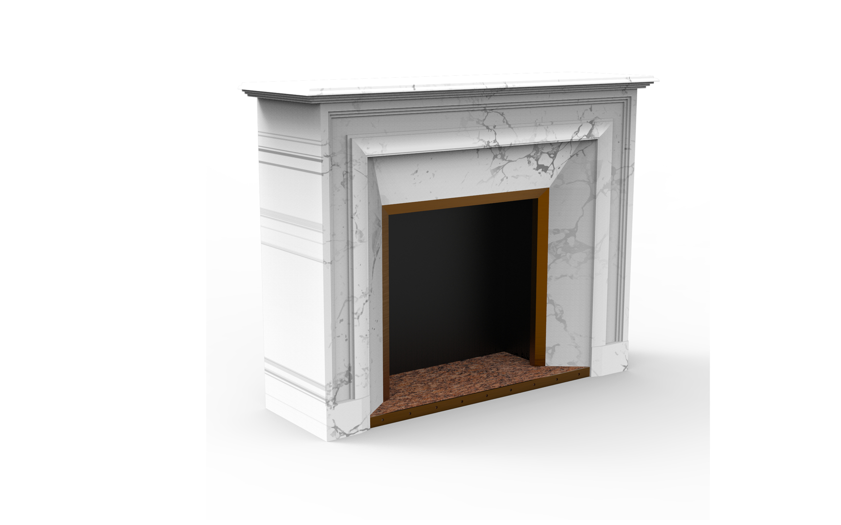 Marble Chimney 3D Model - TurboSquid 2192865
