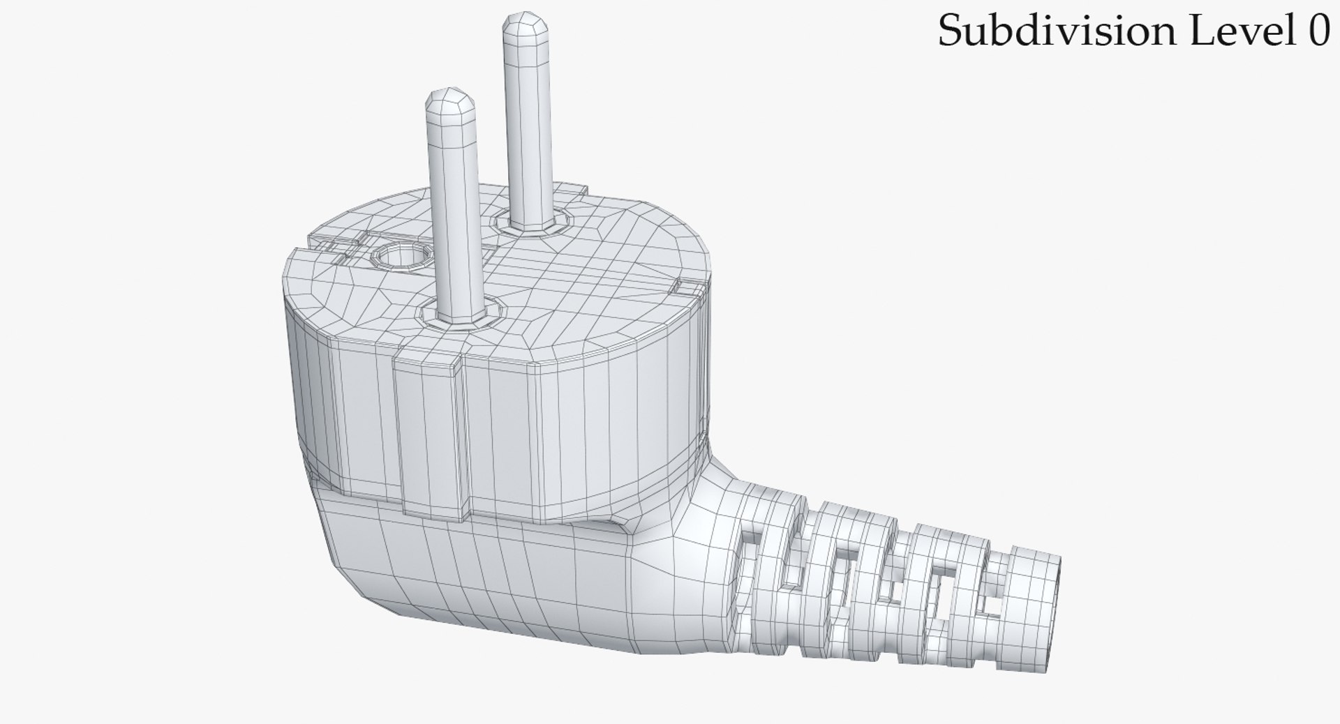 3D Power Plug 1 - TurboSquid 1150993