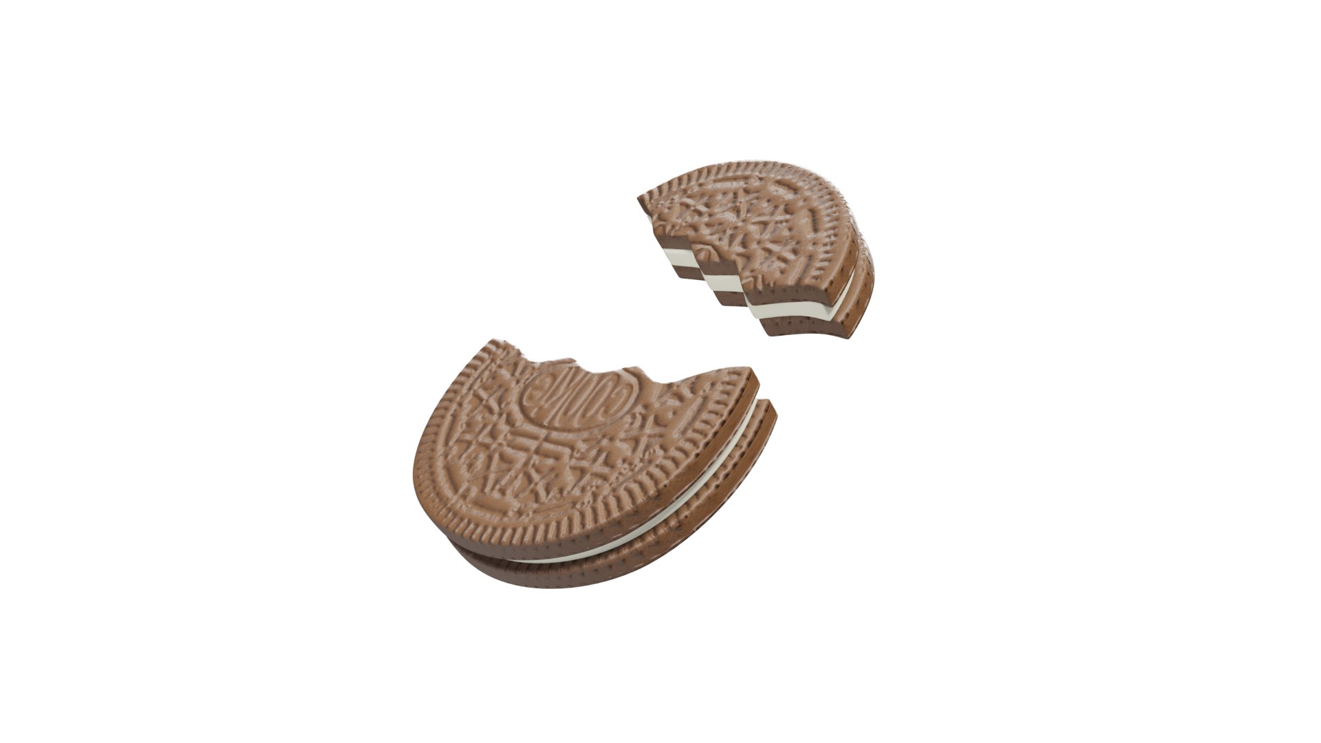 modelo 3d Galletas con forma de mordisco en 3D - TurboSquid 2307775