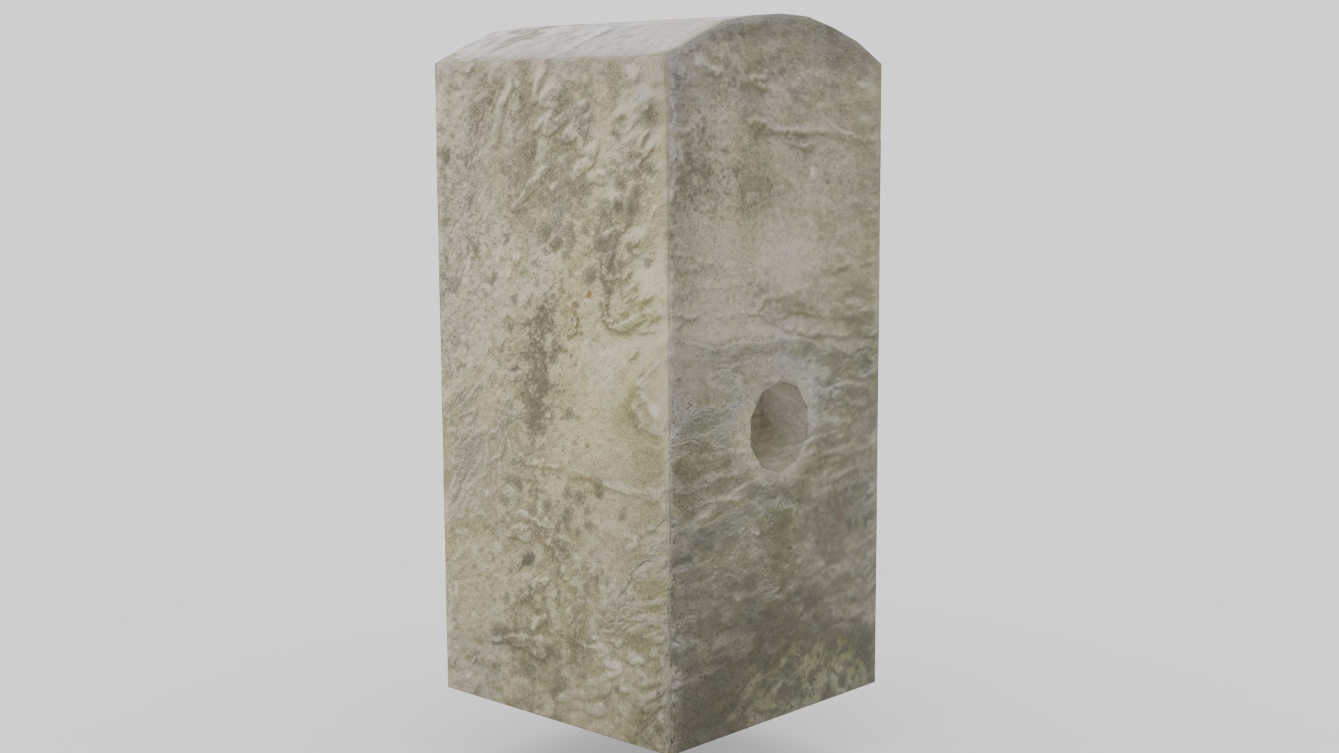 Concrete Fence Post 0002 3D Model - TurboSquid 2283145