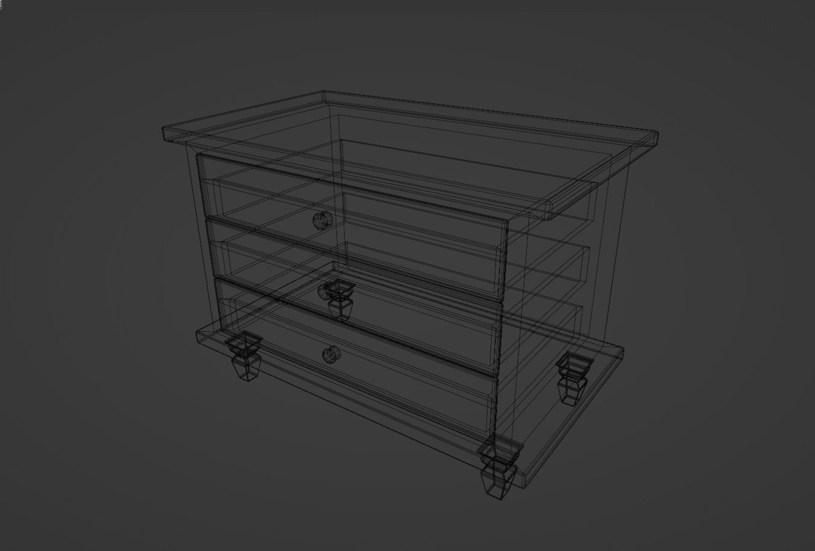 3D Bedside table - TurboSquid 2134491