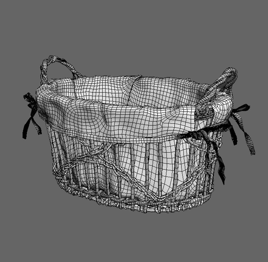basket handles 3d model