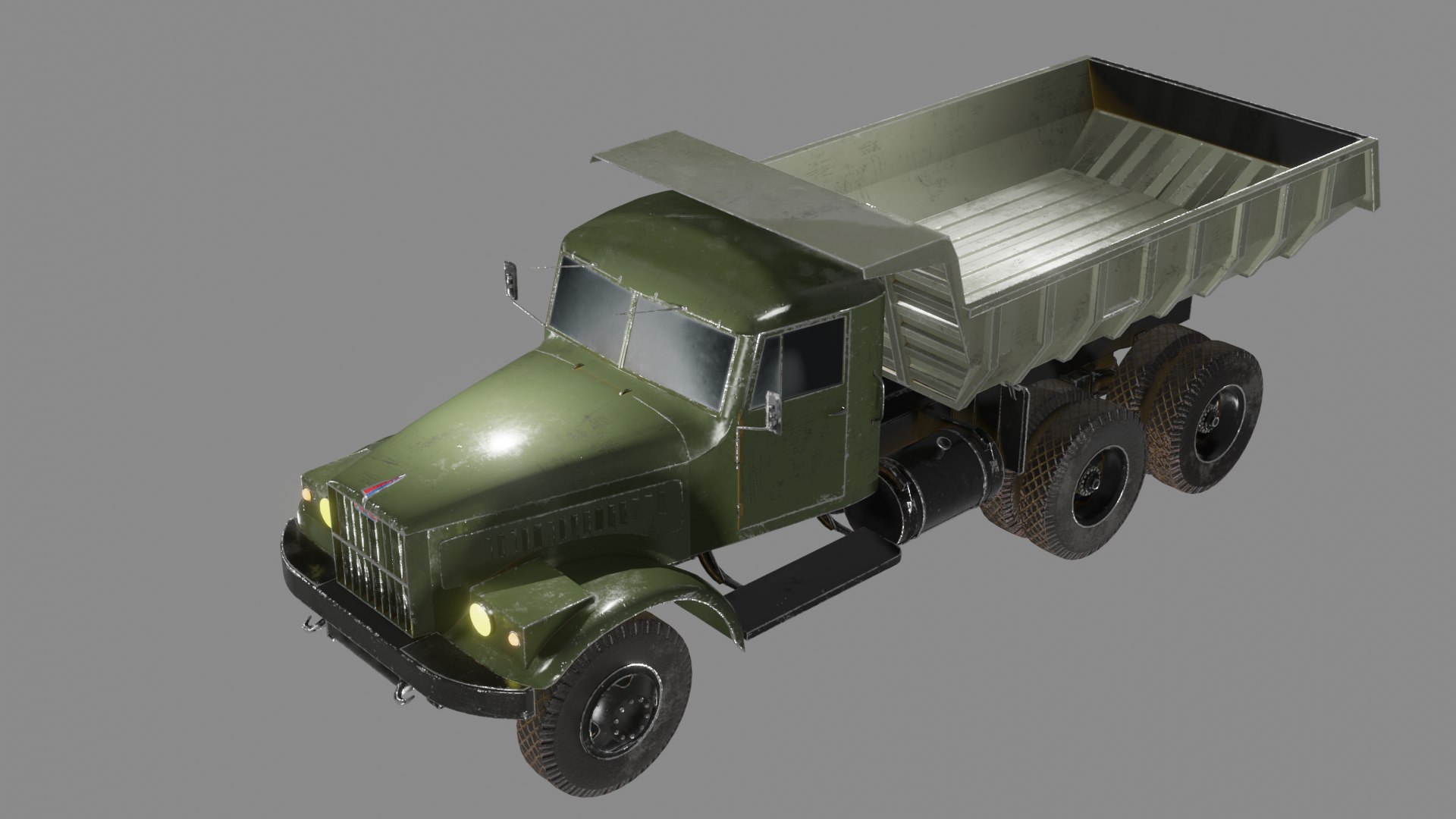 3D KRAZ-256B - TurboSquid 2183441