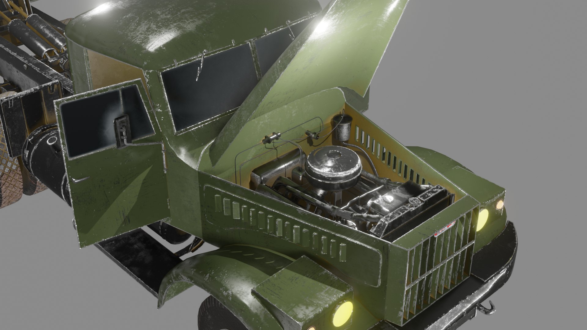 3D KRAZ-256B - TurboSquid 2183441