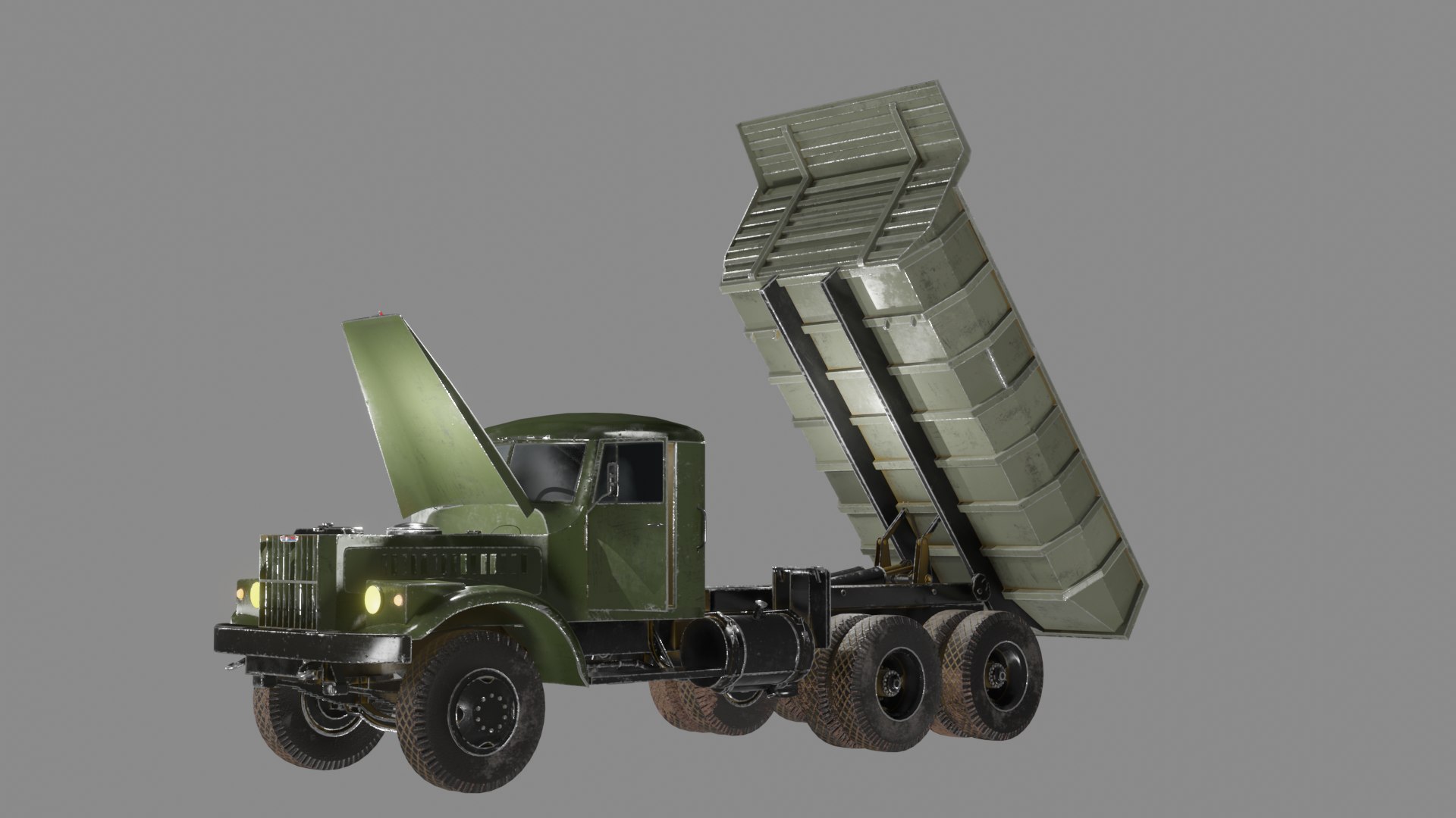 3D KRAZ-256B - TurboSquid 2183441