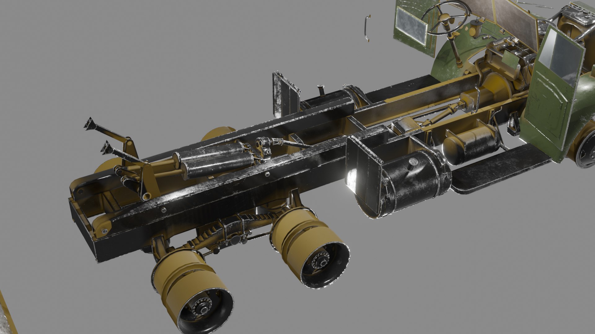 3D KRAZ-256B - TurboSquid 2183441