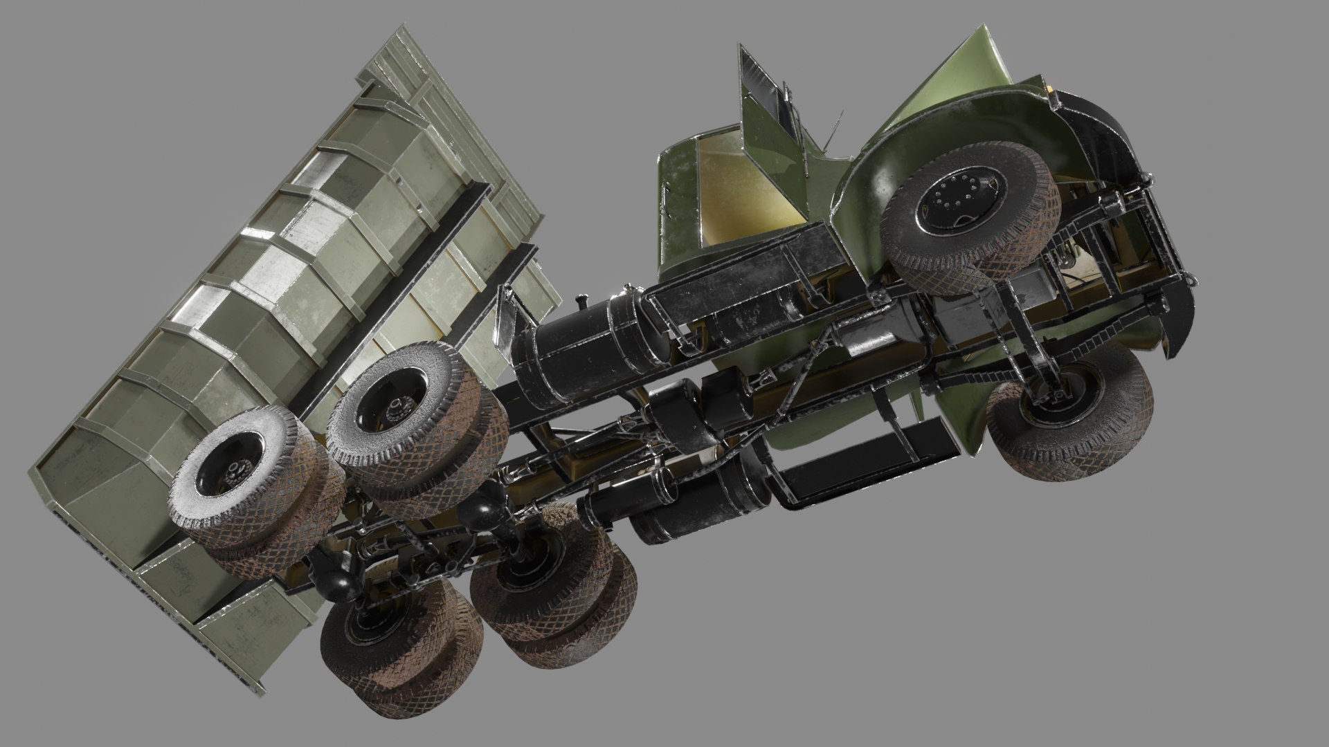 3D KRAZ-256B - TurboSquid 2183441