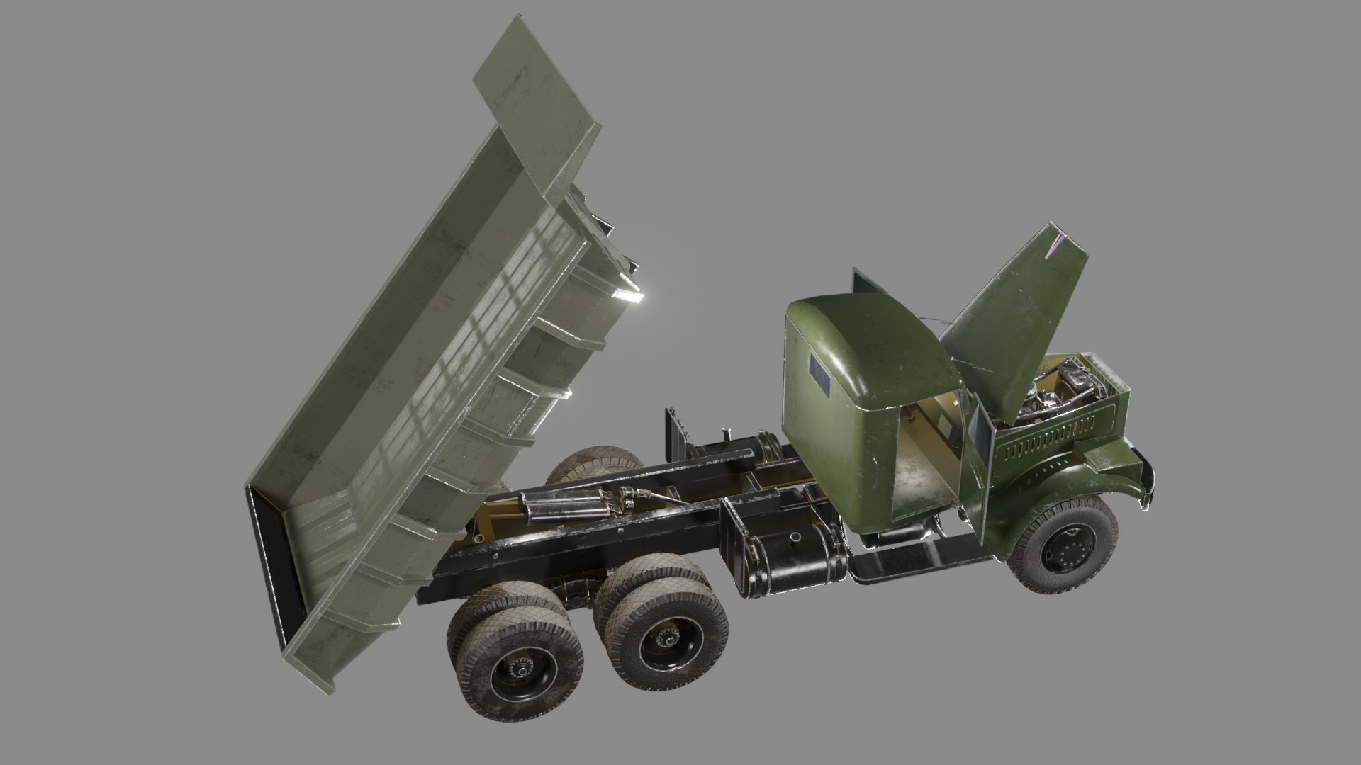 3D KRAZ-256B - TurboSquid 2183441