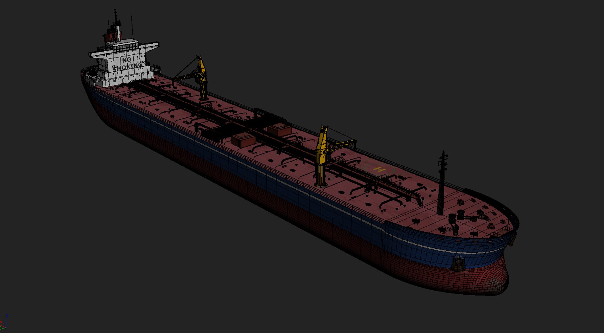 Realistic Oil Tanker Ship 3D Model - TurboSquid 1486599