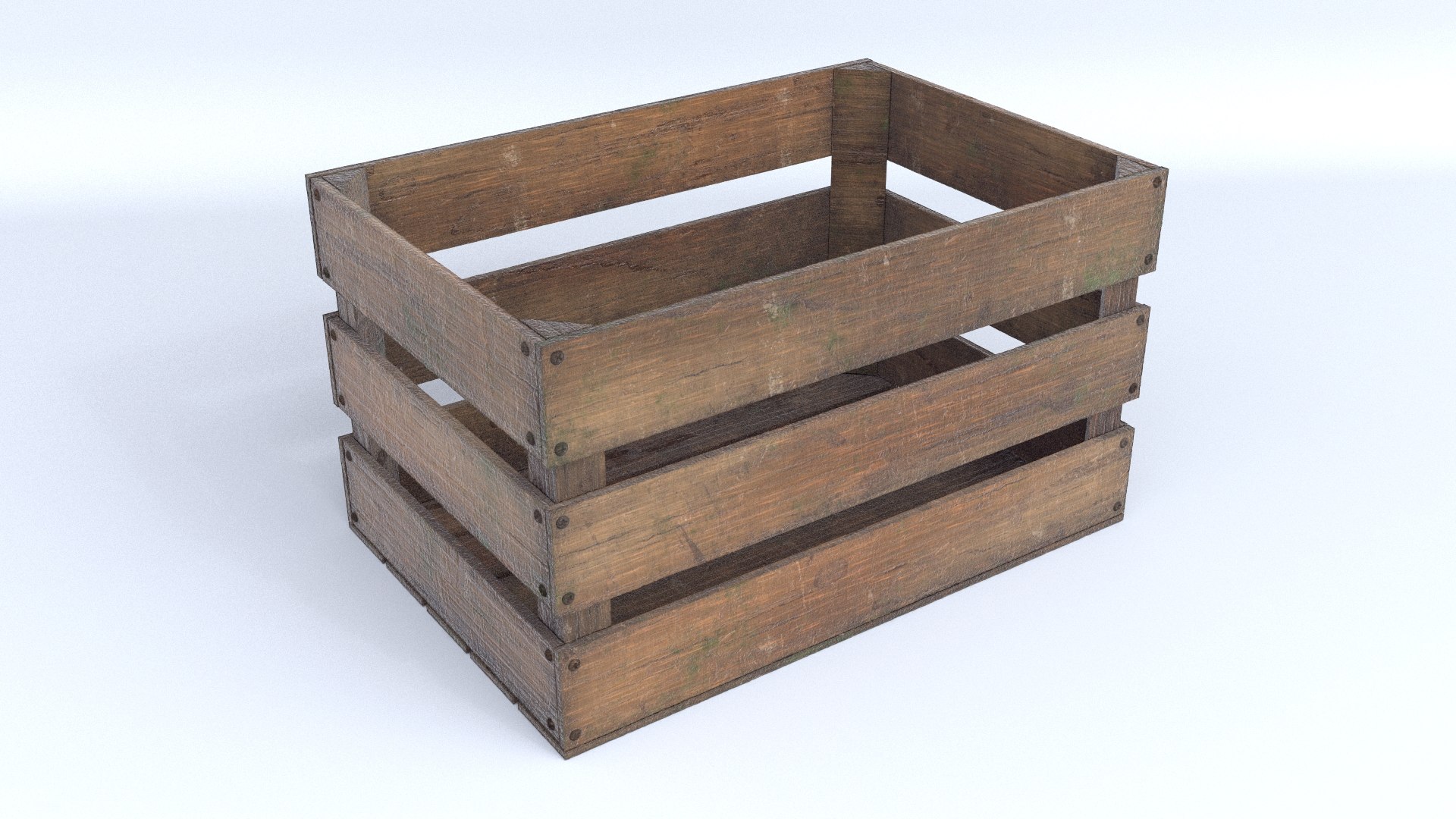 Wooden Crates Old UHD Model - TurboSquid 2166069