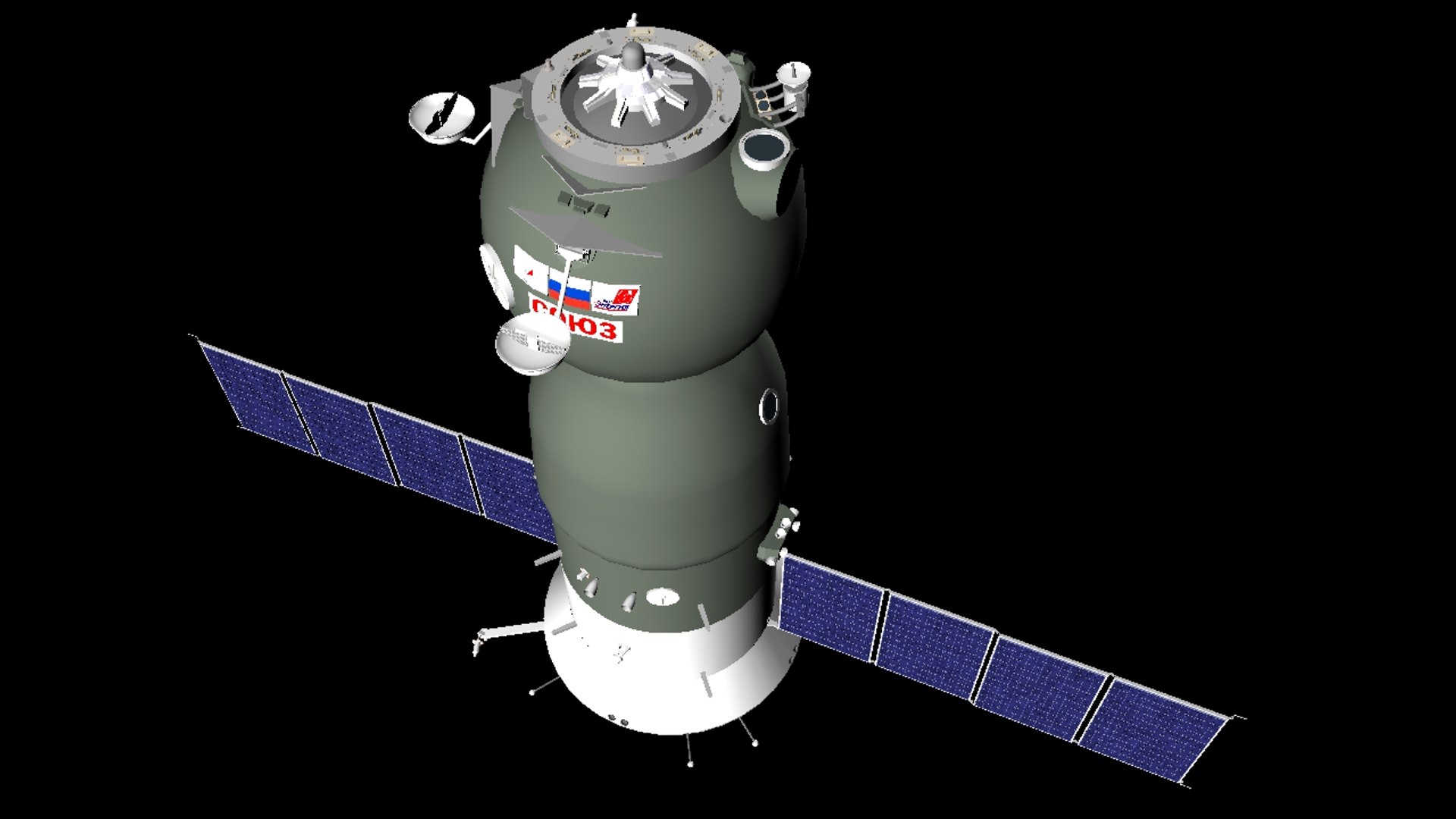 3D Model Soyuz Spacecraft Space - TurboSquid 1587054