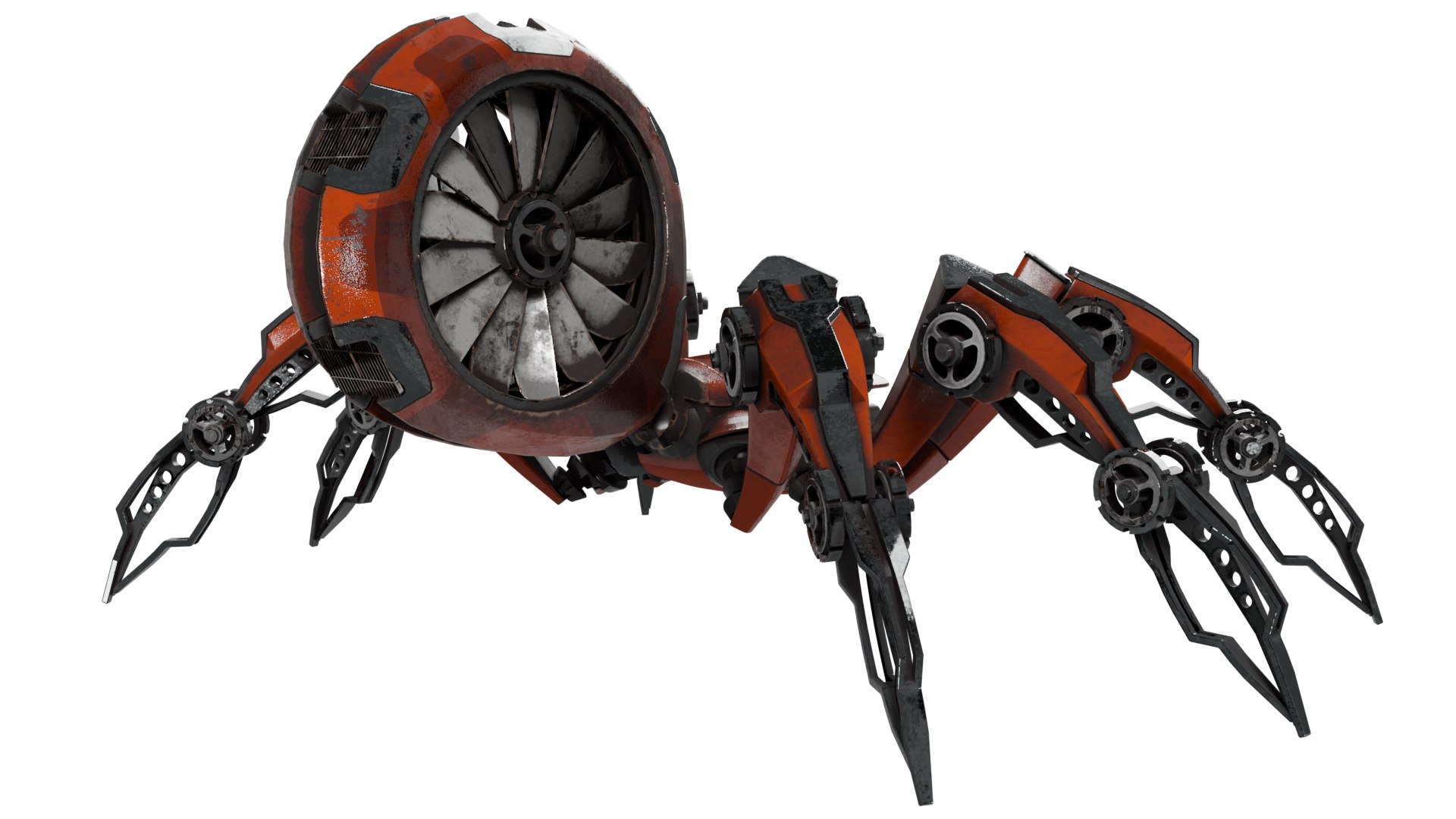 3D Spider Robot - TurboSquid 2214859