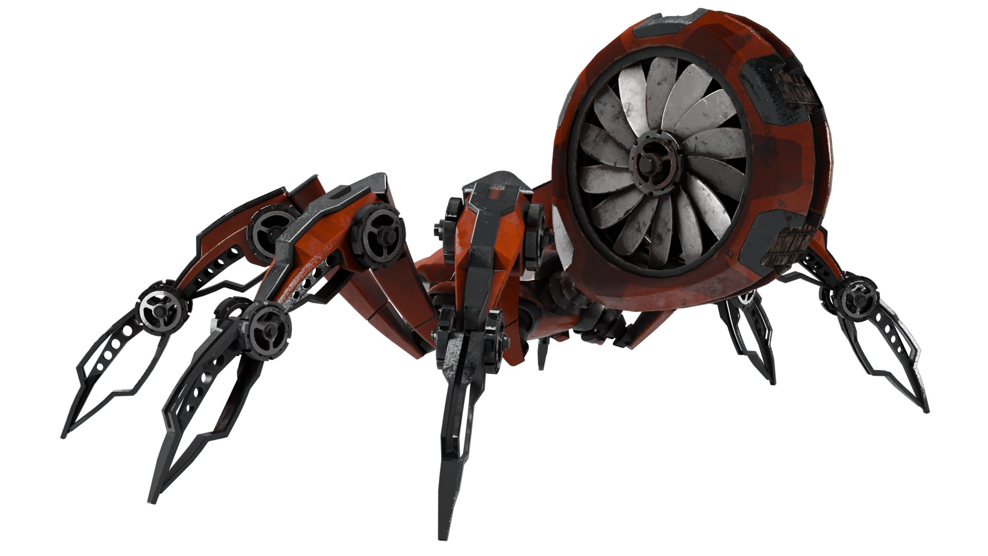 3D Spider Robot - TurboSquid 2214859
