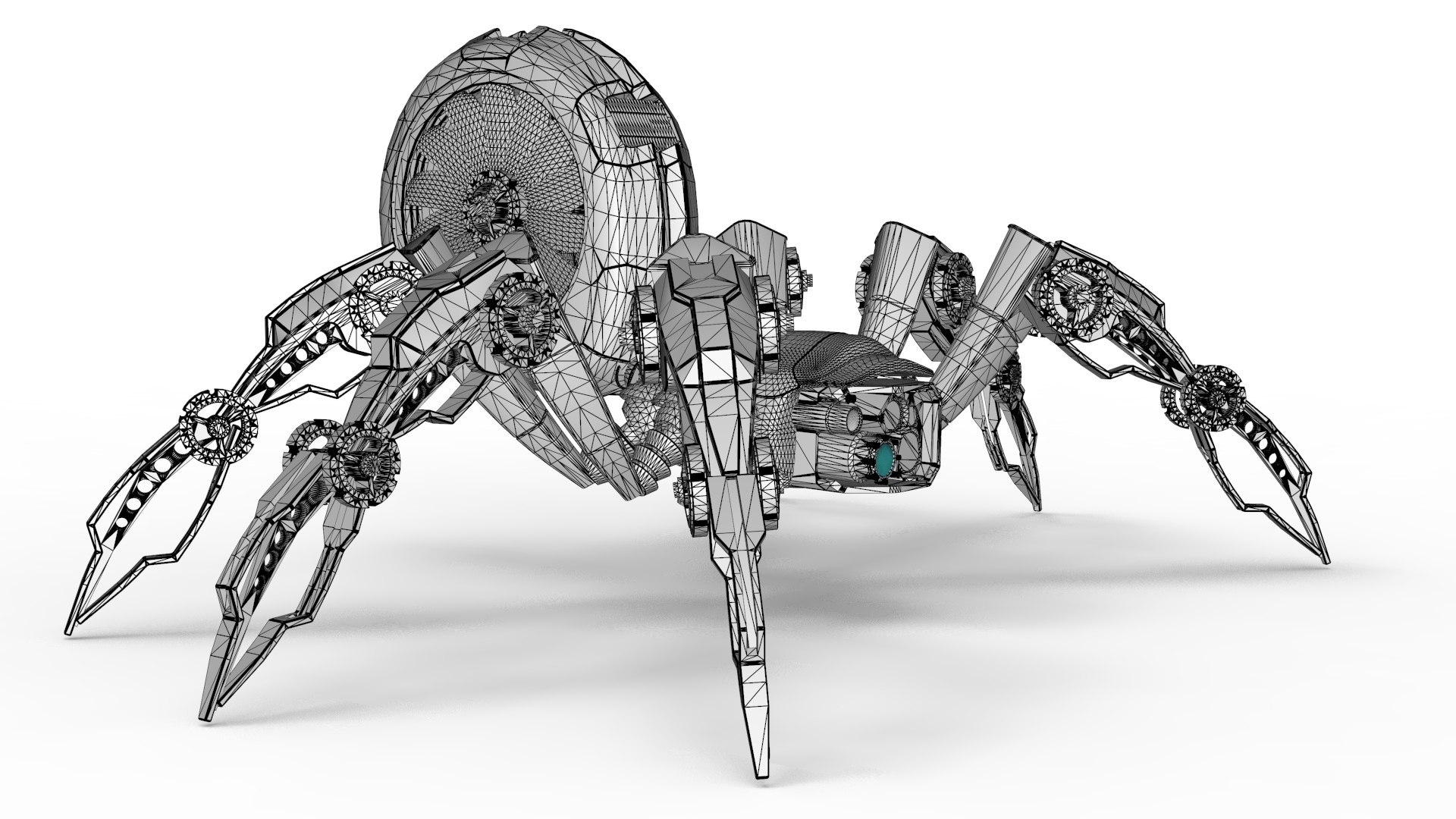 3D Spider Robot - TurboSquid 2214859