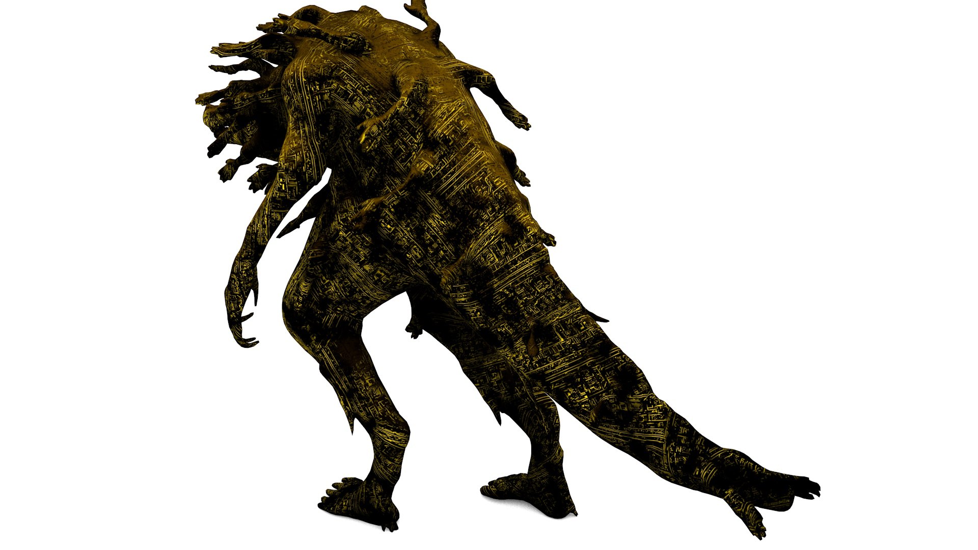 3D Monster Rigged And Animated - TurboSquid 2156812