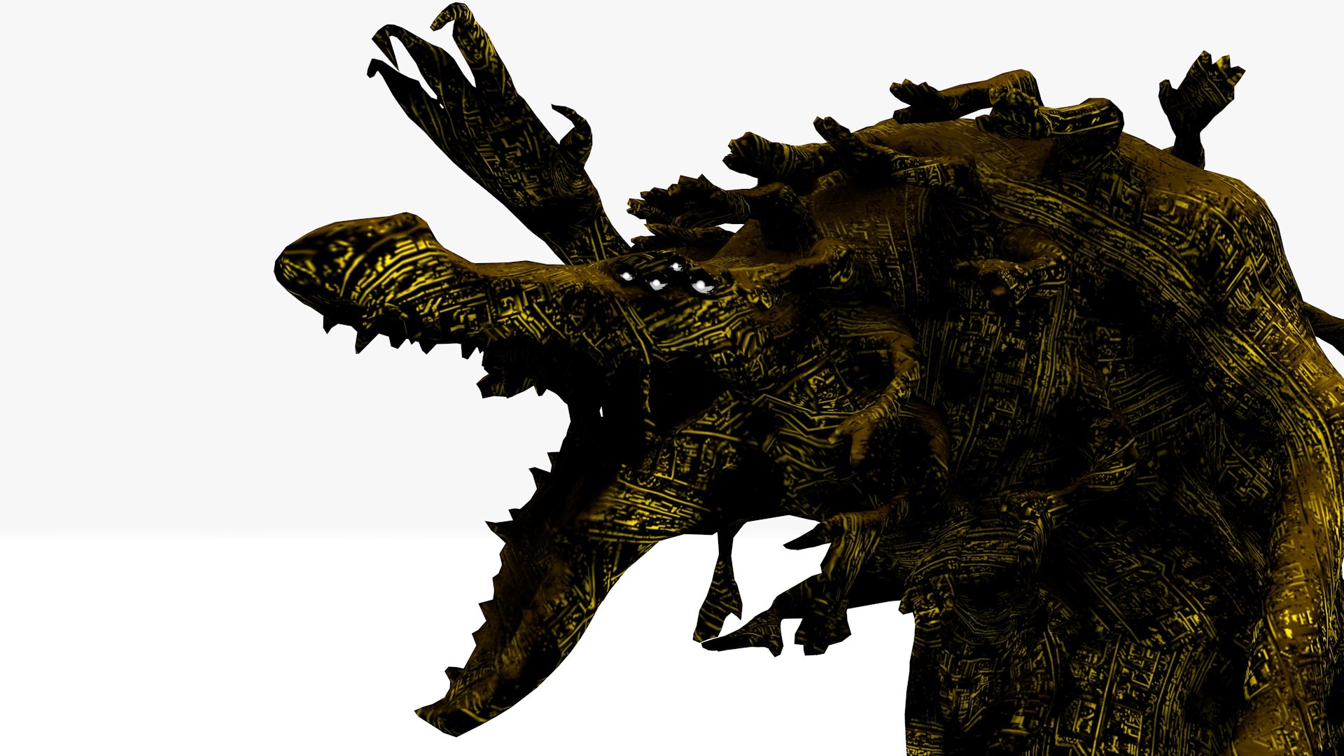3D Monster Rigged And Animated - TurboSquid 2156812