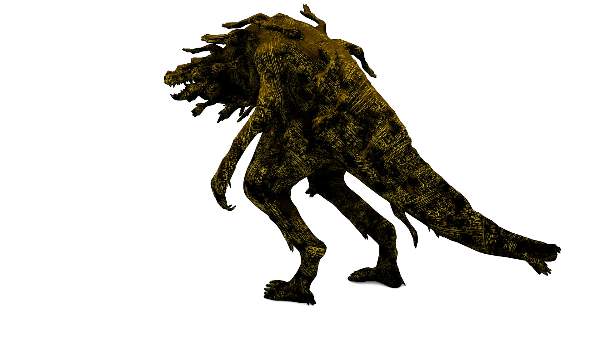 3D Monster Rigged And Animated - TurboSquid 2156812