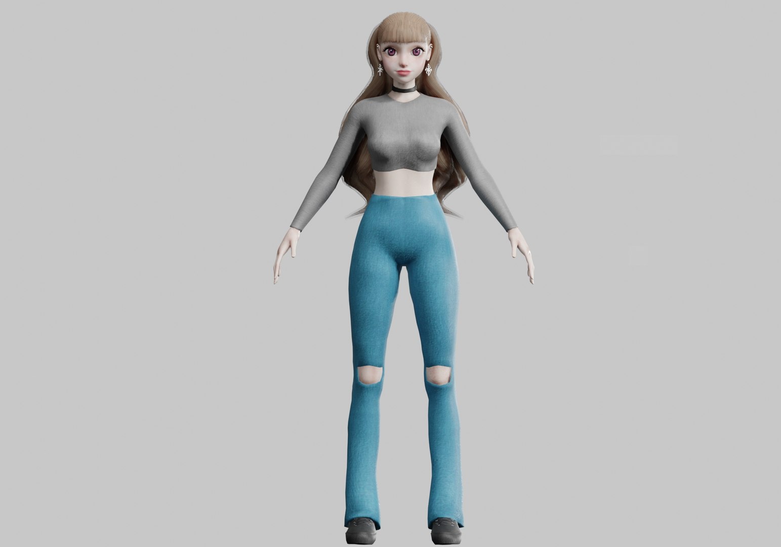 Pretty Basic Woman V32688 3D Model - TurboSquid 2277798