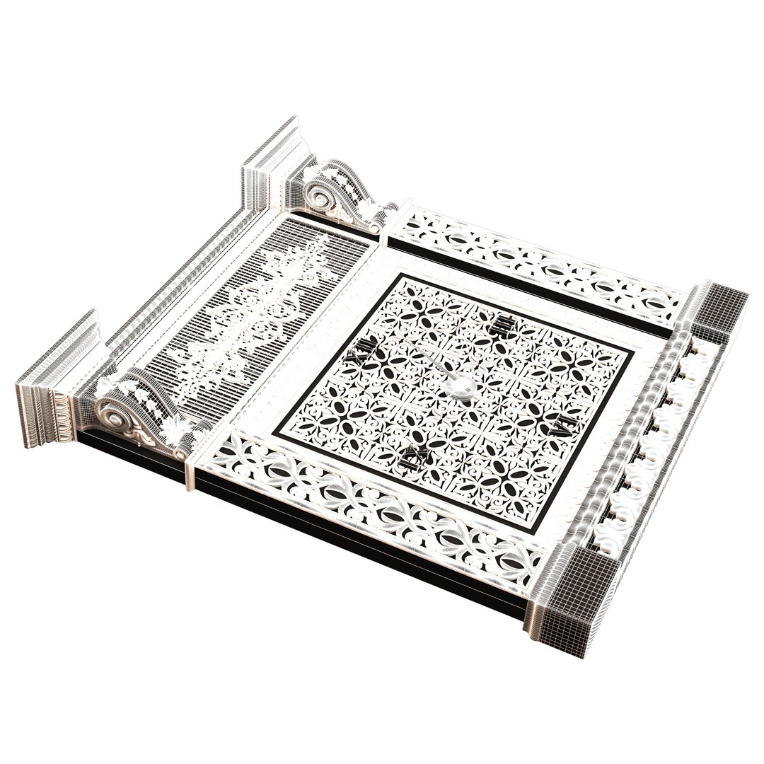 Classic Clock 02 Chrome Model - TurboSquid 2137254