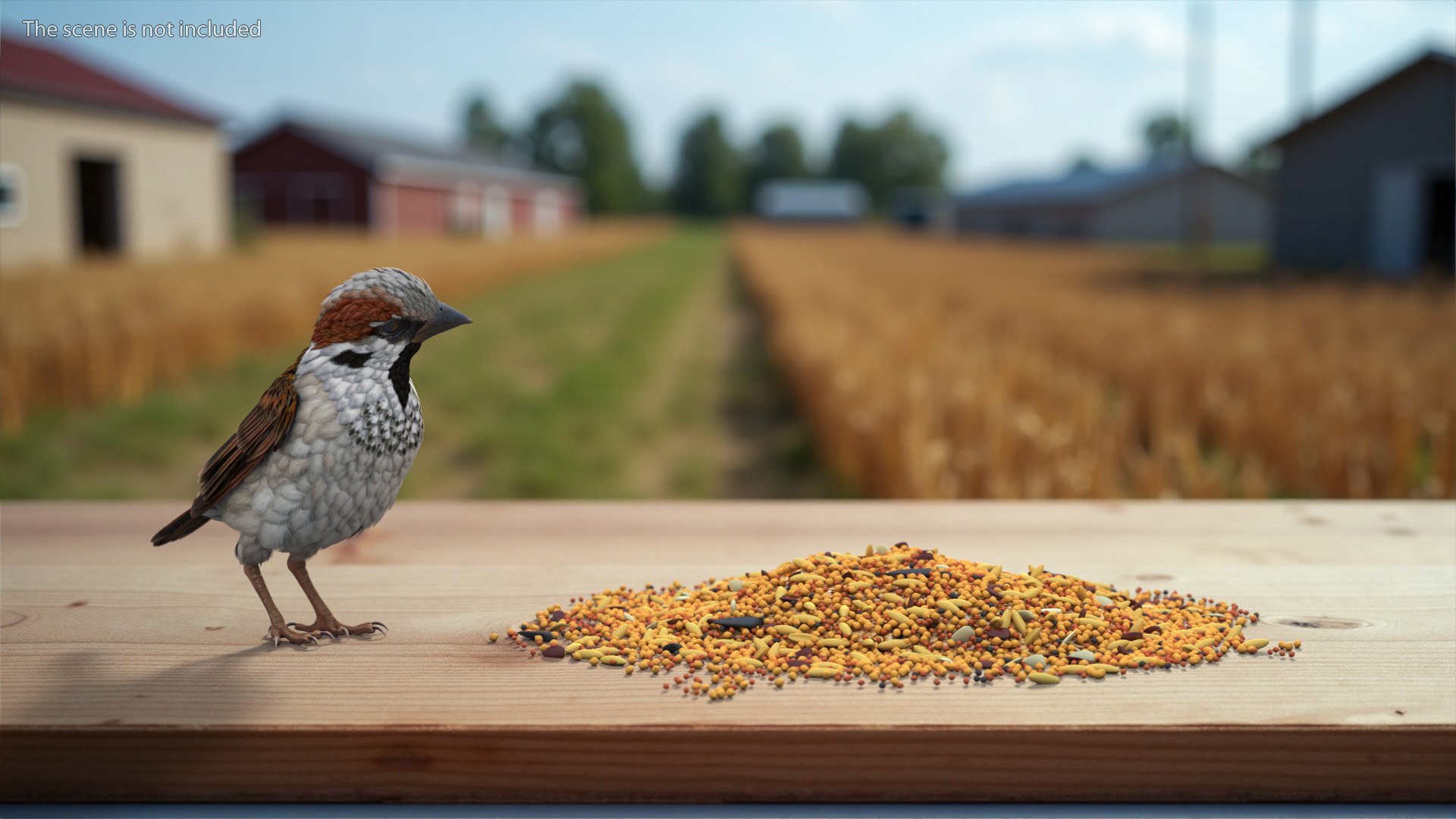 3D Mixed Bird Seed Model - TurboSquid 2348811